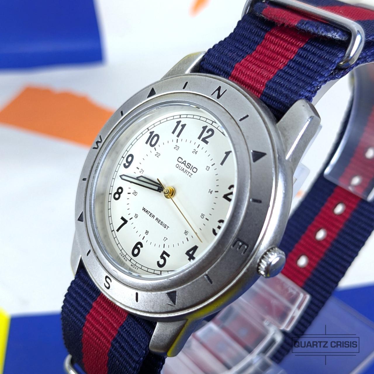 2000s Casio MTP-1138 Quartz Field Watch Pickup near... - Depop