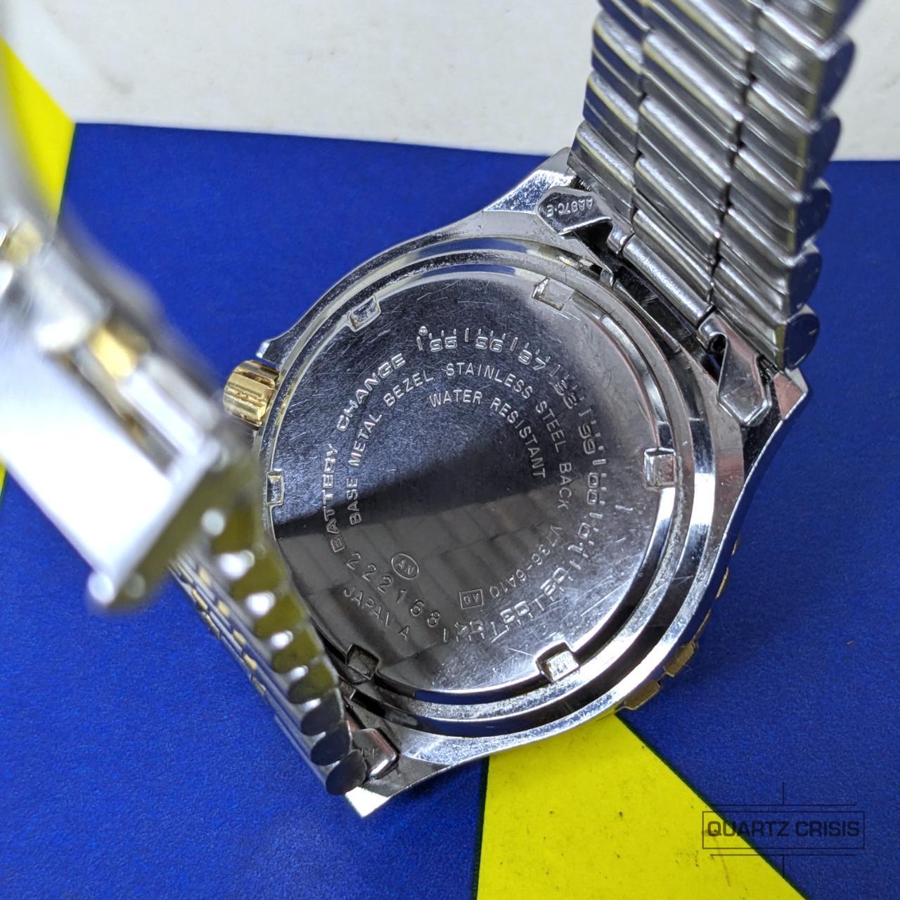 1992 Alba/Seiko Aqua Gear Two-Tone Quartz Dive Watch... | Depop