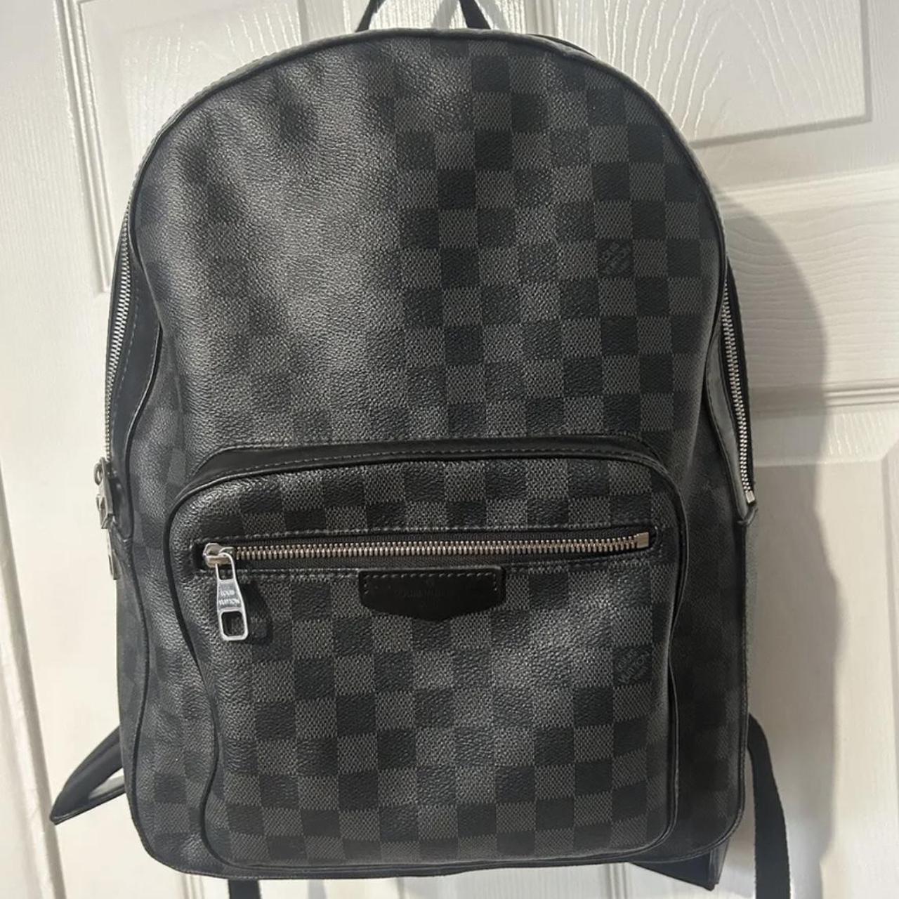 Louis Vuitton LV Men’s Josh Backpack Graphite And... - Depop