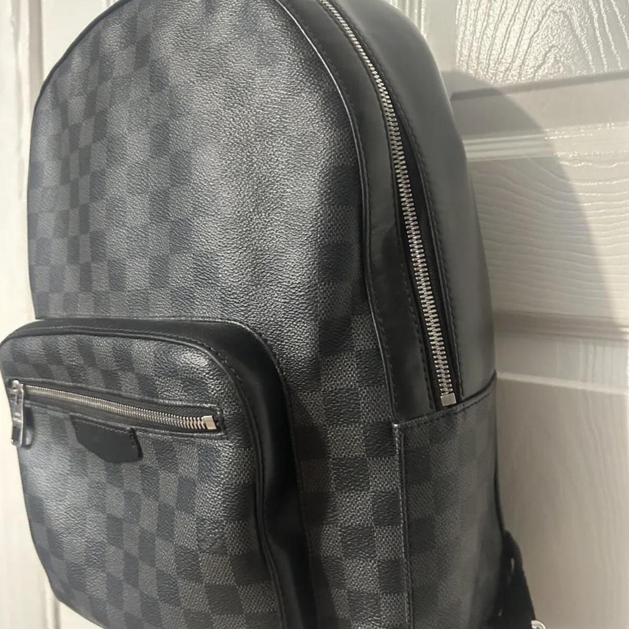 Louis Vuitton LV Men’s Josh Backpack Graphite And... - Depop