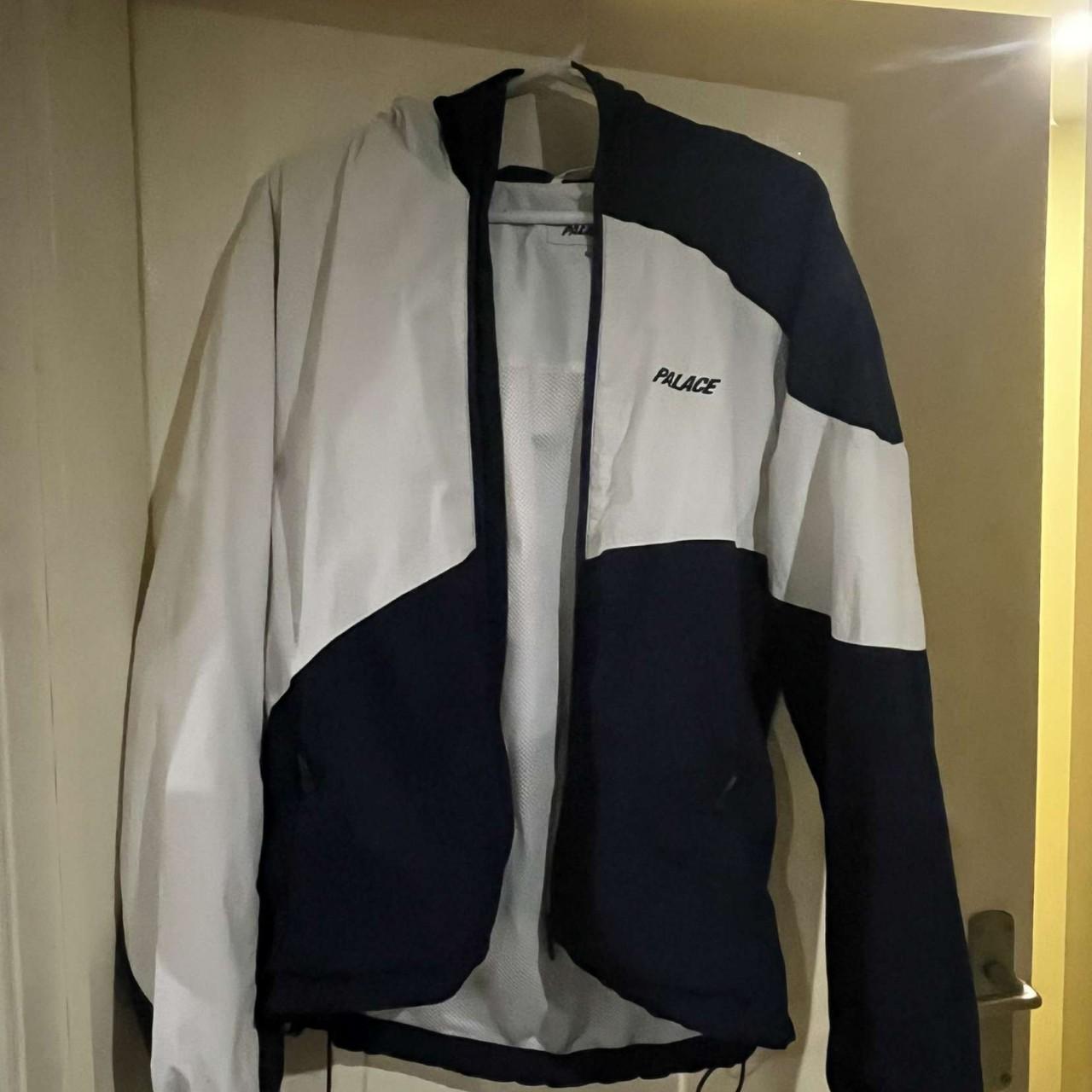 Palace Skateboards Yangang Shell top- Navy Blue and... - Depop