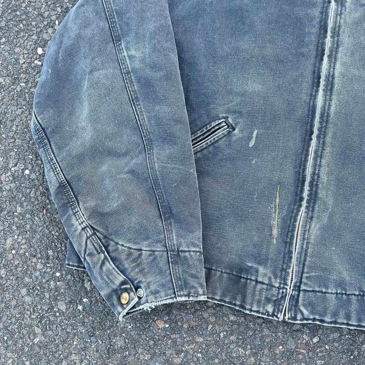 Vintage crazy faded j97 ptl Carhartt gray Detroit... - Depop