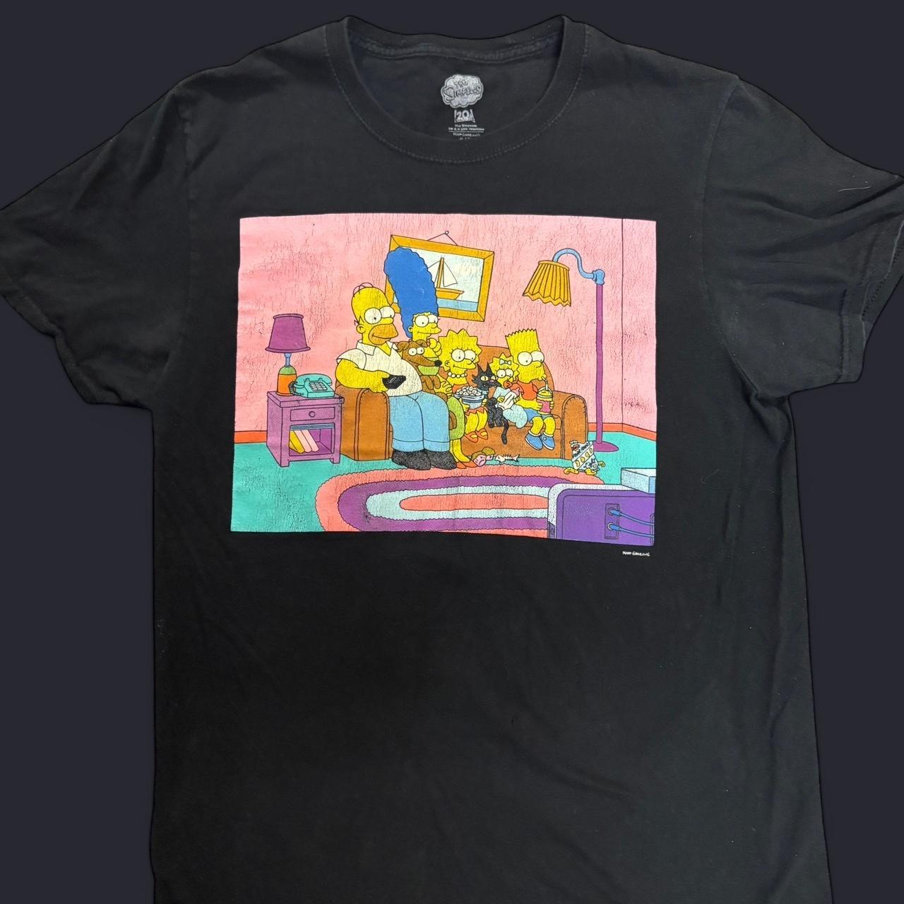 Black The Simpsons tee shirt #TheSimpsons #vintage... | Depop
