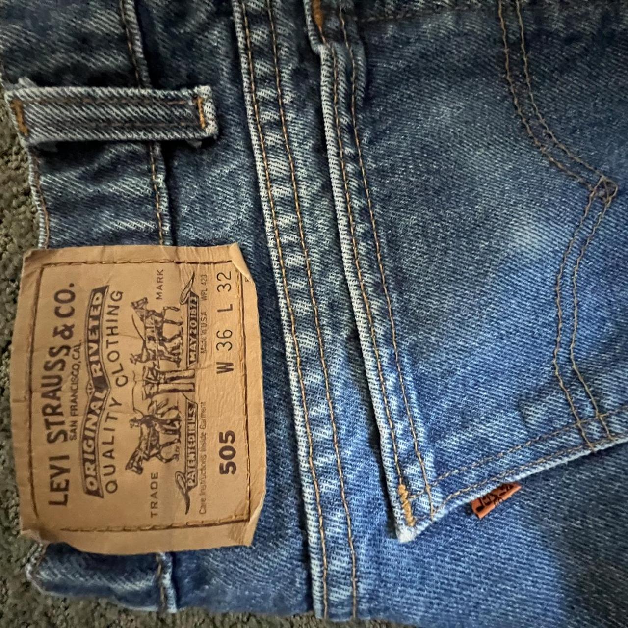 Vintage levi Orange tabs W 36 L 32 , good condition... - Depop