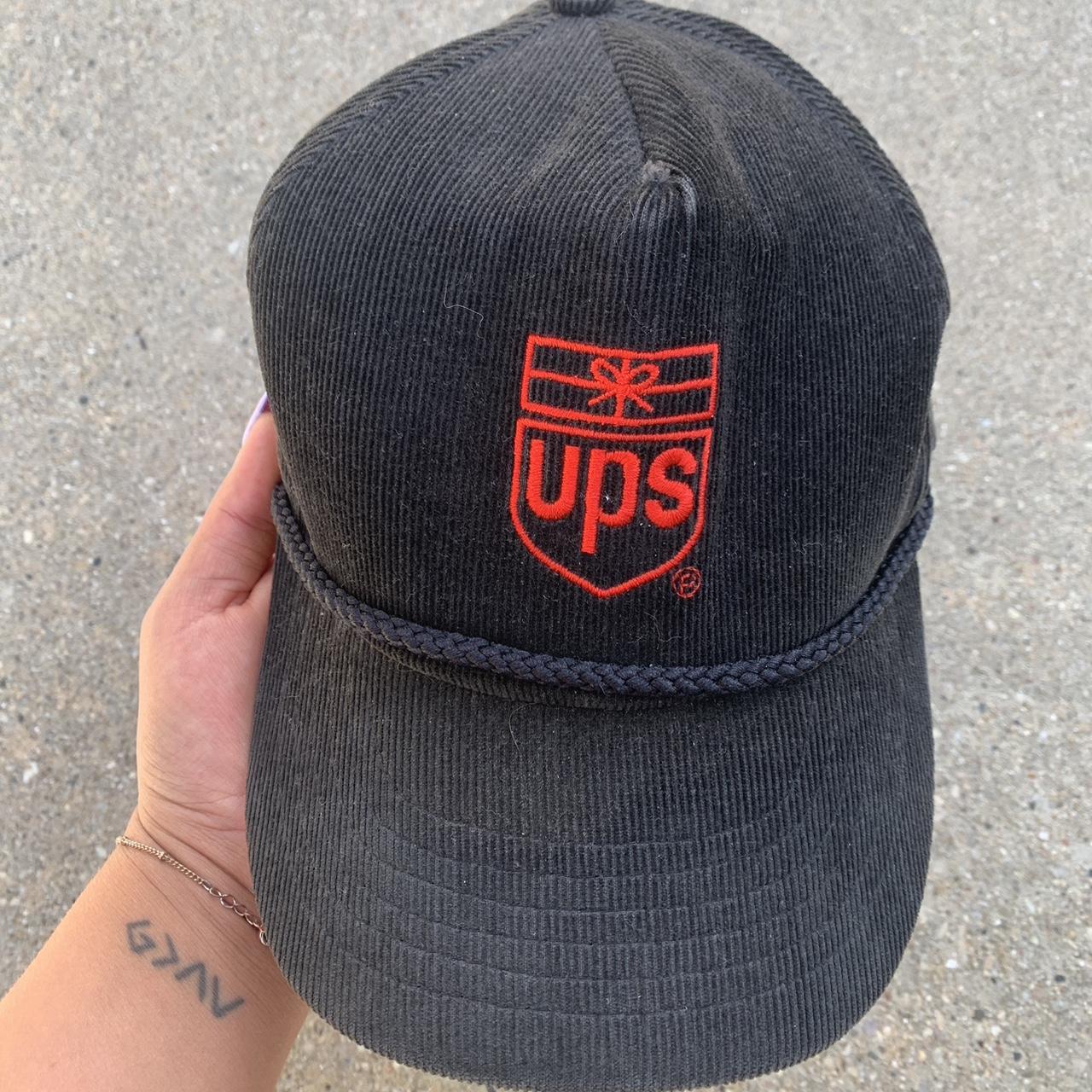 Vintage UPS Rope Hat - made in the US - strap back... - Depop