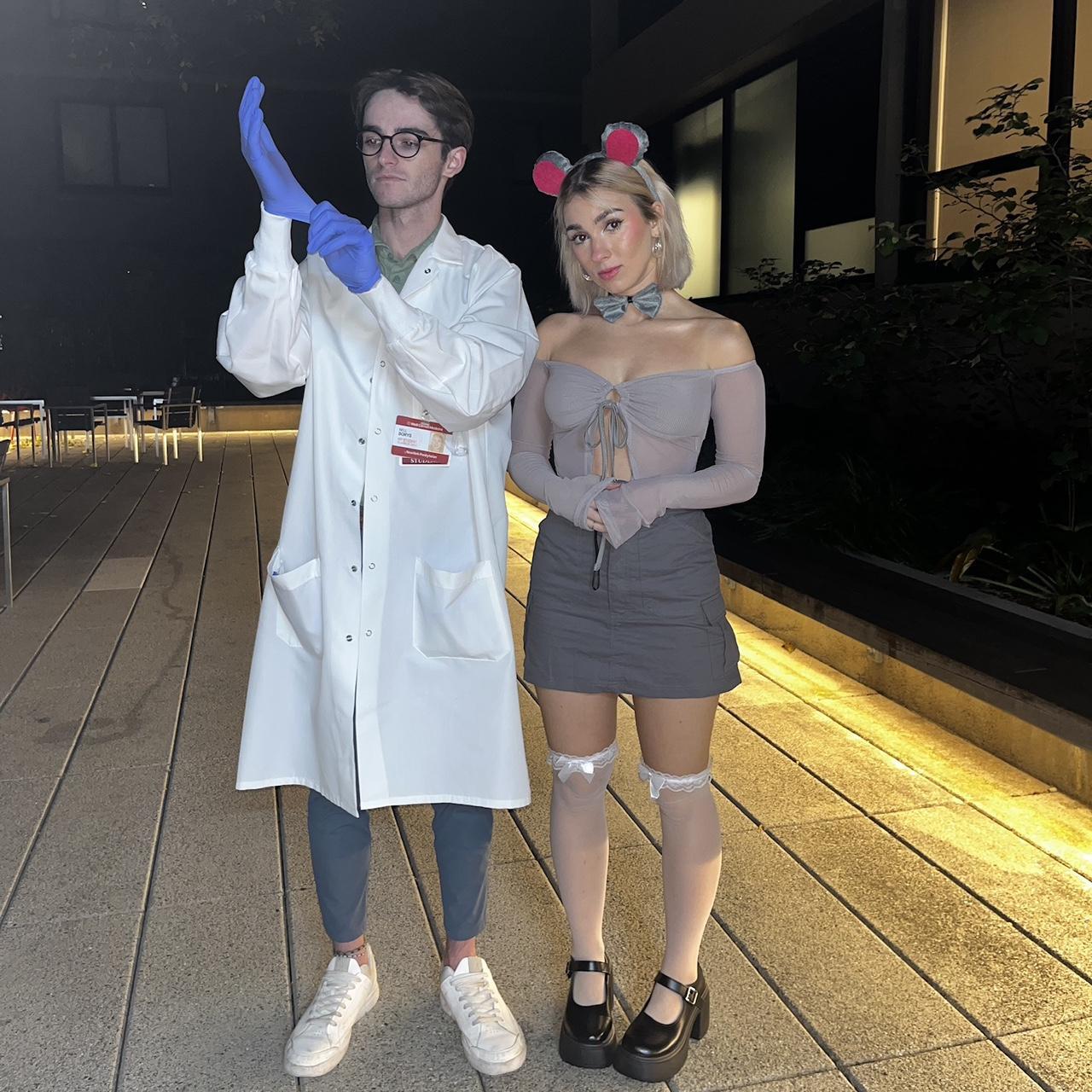 lab rat halloween costume accessories rat / mouse... - Depop