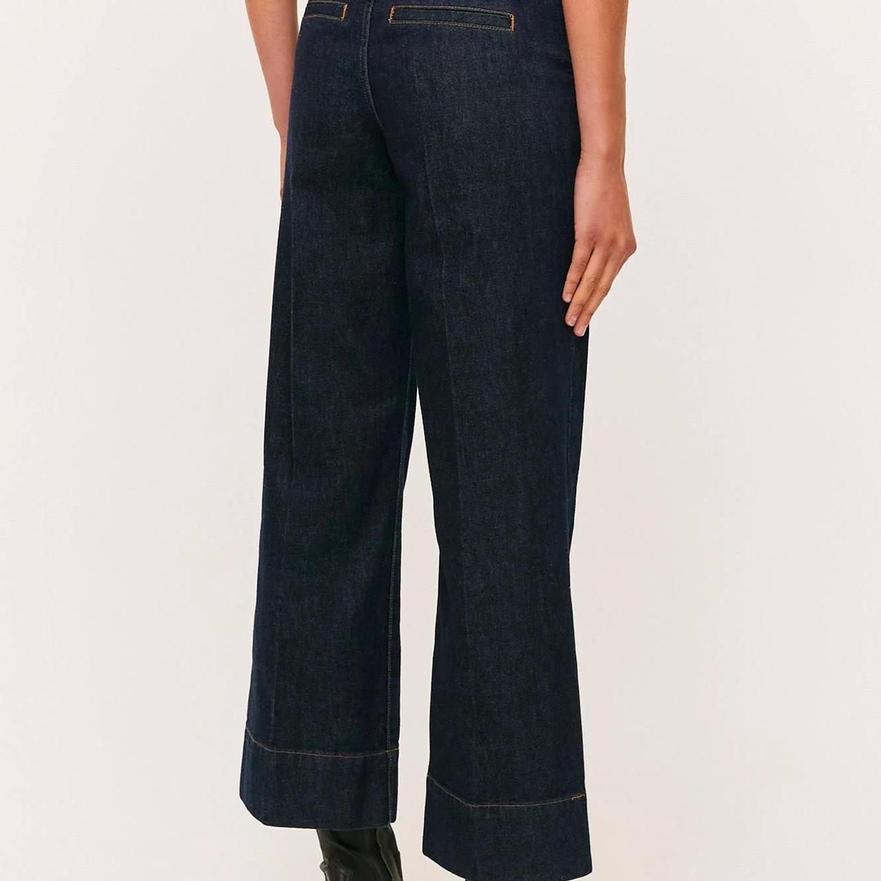 SABA SB Ava Cropped Wide Leg Jean size 6... - Depop