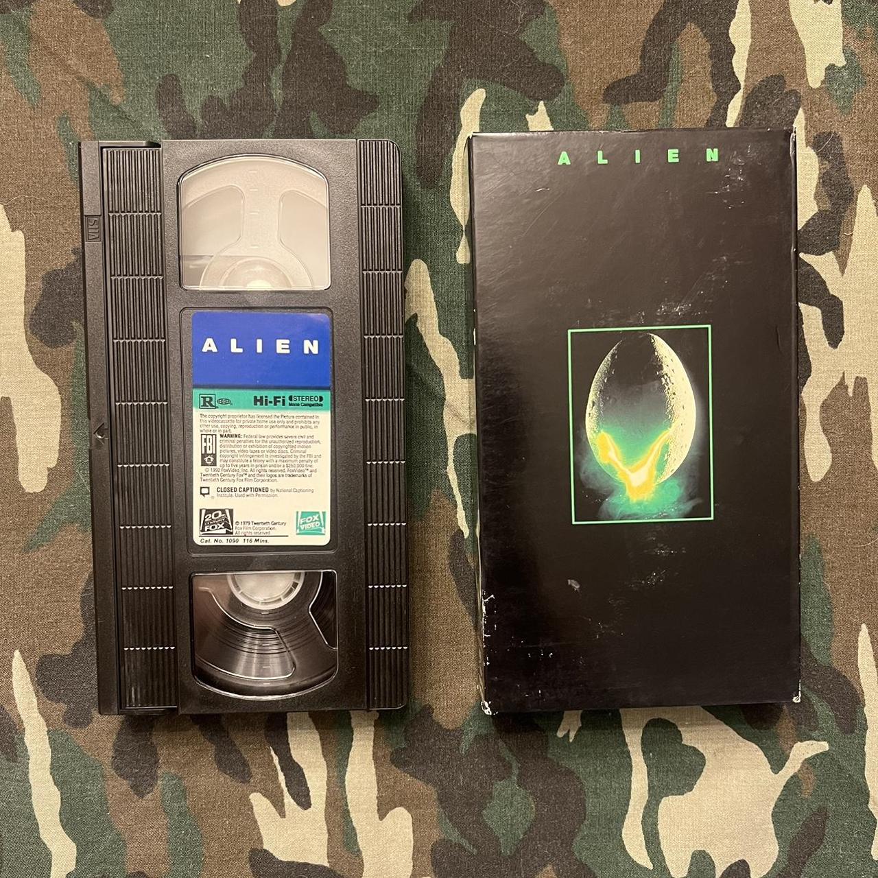 Alien vhs tape horror sci-fi - Depop