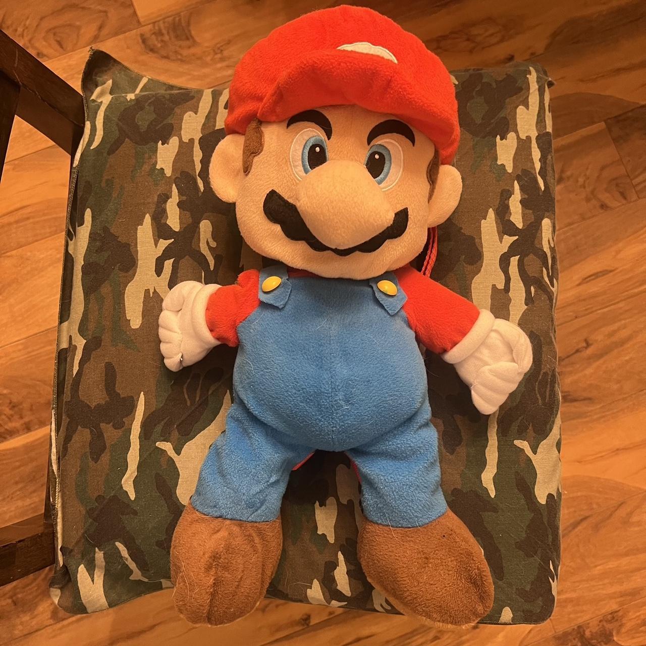 Super Mario Plush backpack nintendo - Depop