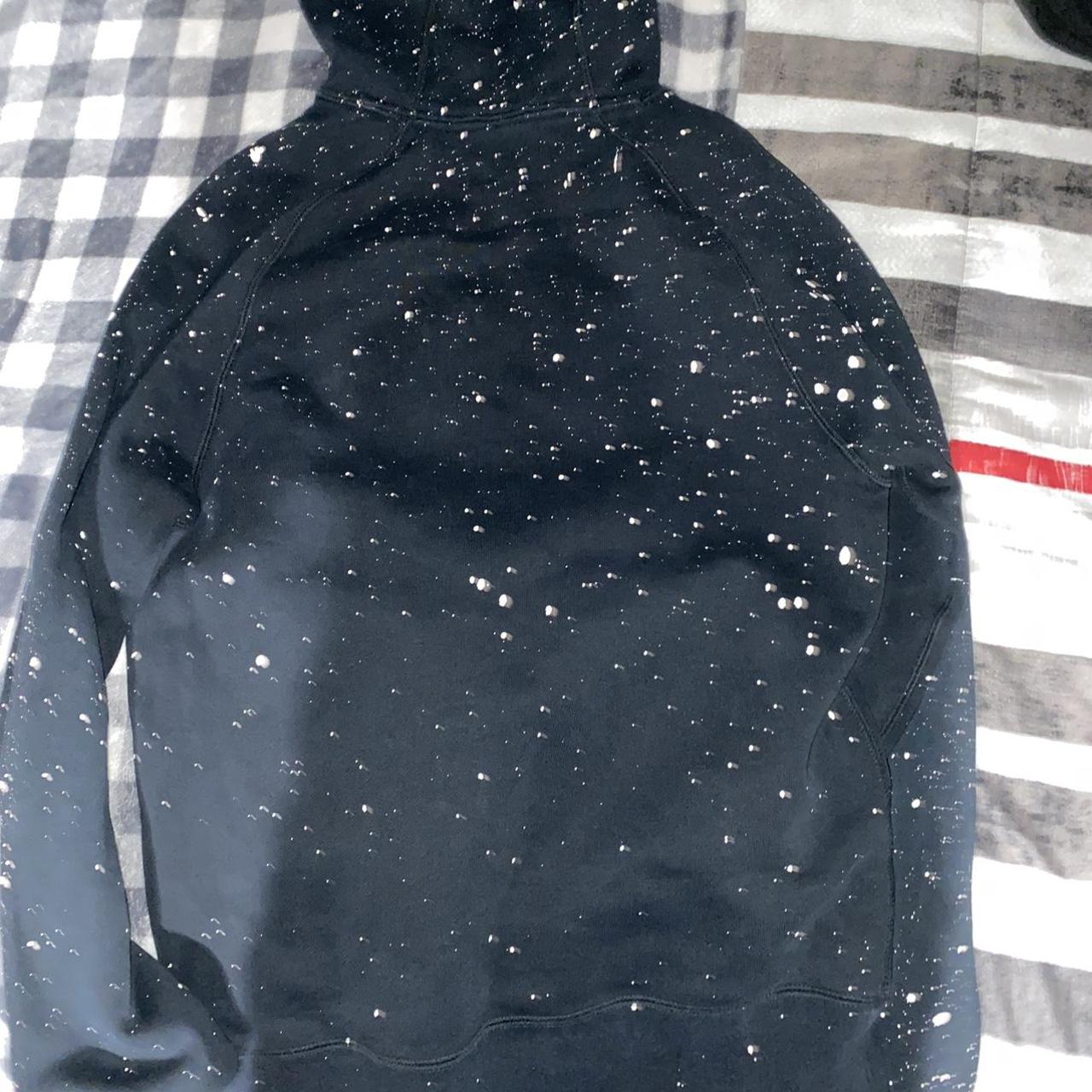 Nike all over paint splat hoodie - Depop