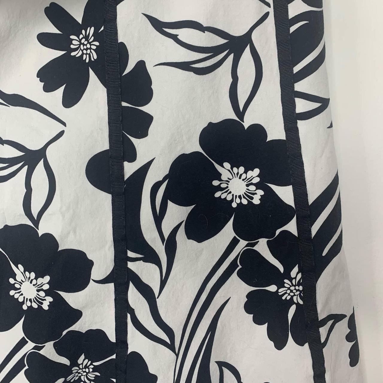 Apt 9 - Women's Petite 14 Black and white floral... - Depop