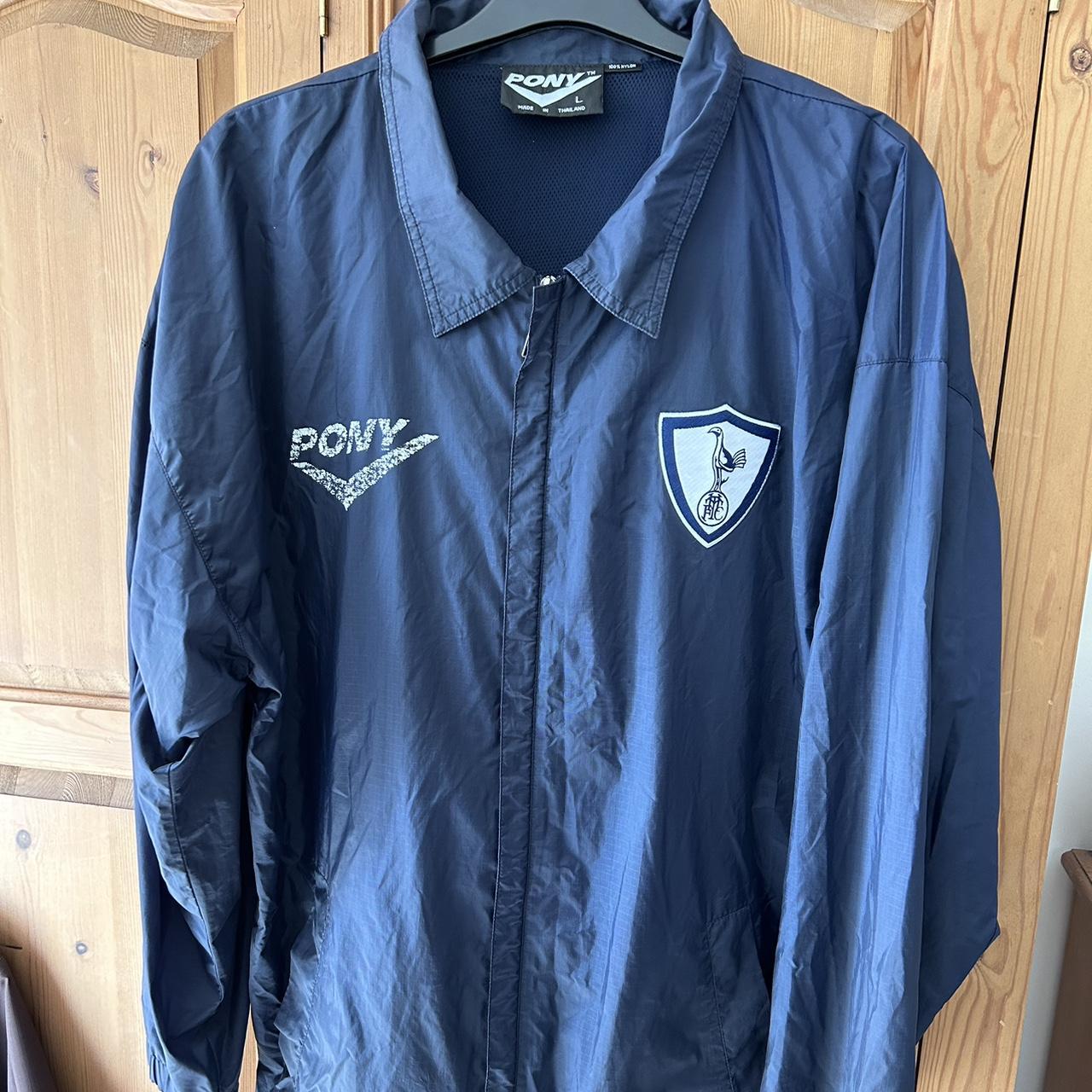 Tottenham Spurs Pony 1995 Rain Coat Jacket... - Depop