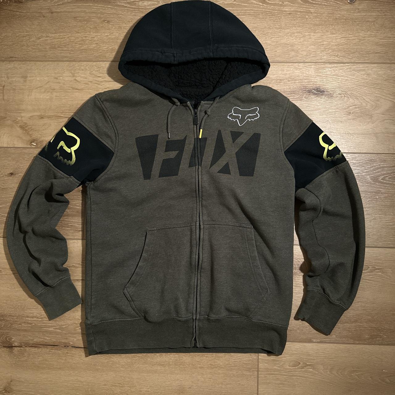 Vintage Fox Raceway Jacket Inside is warm Size M... - Depop