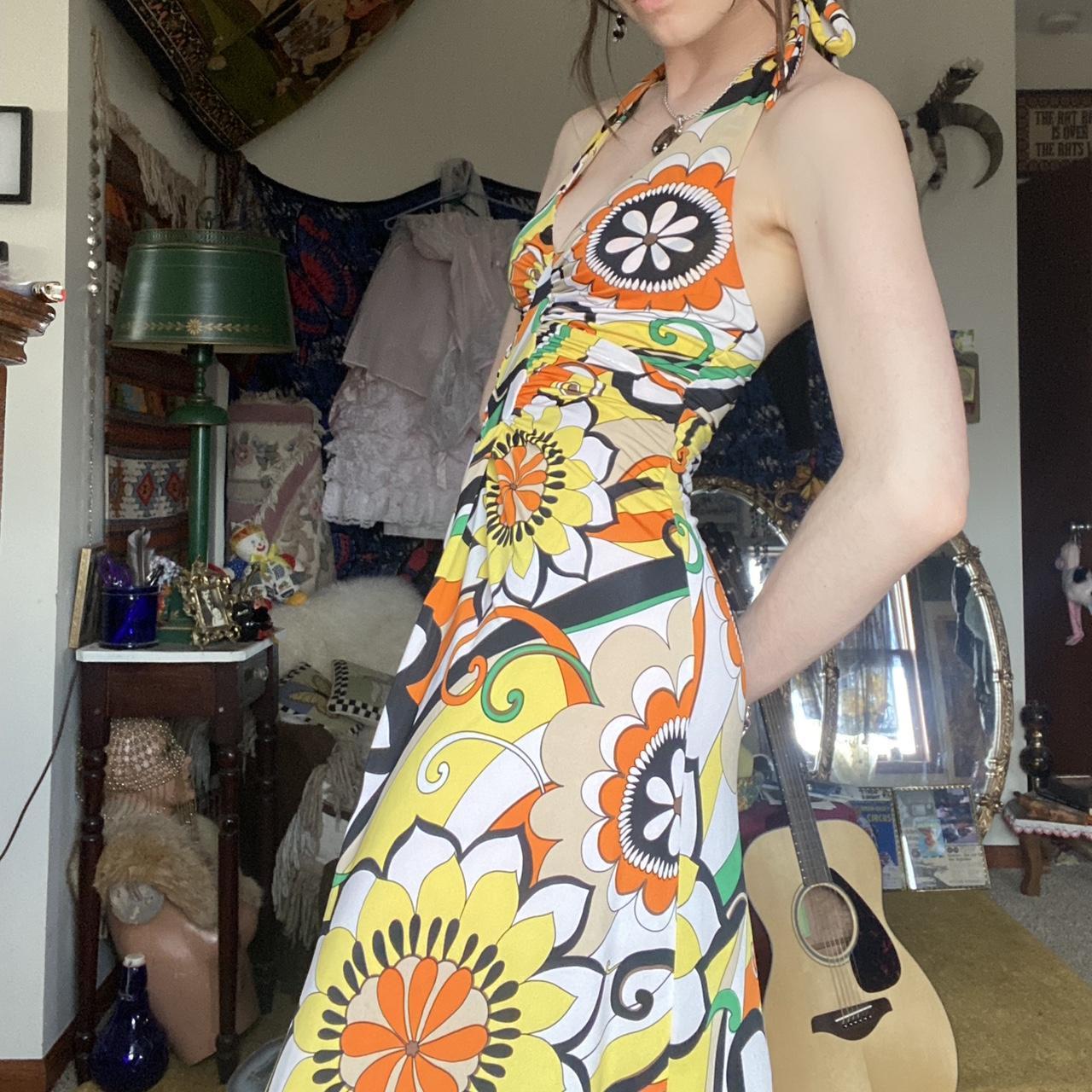 vintage flashback y2k hottie body con halter form... | Depop