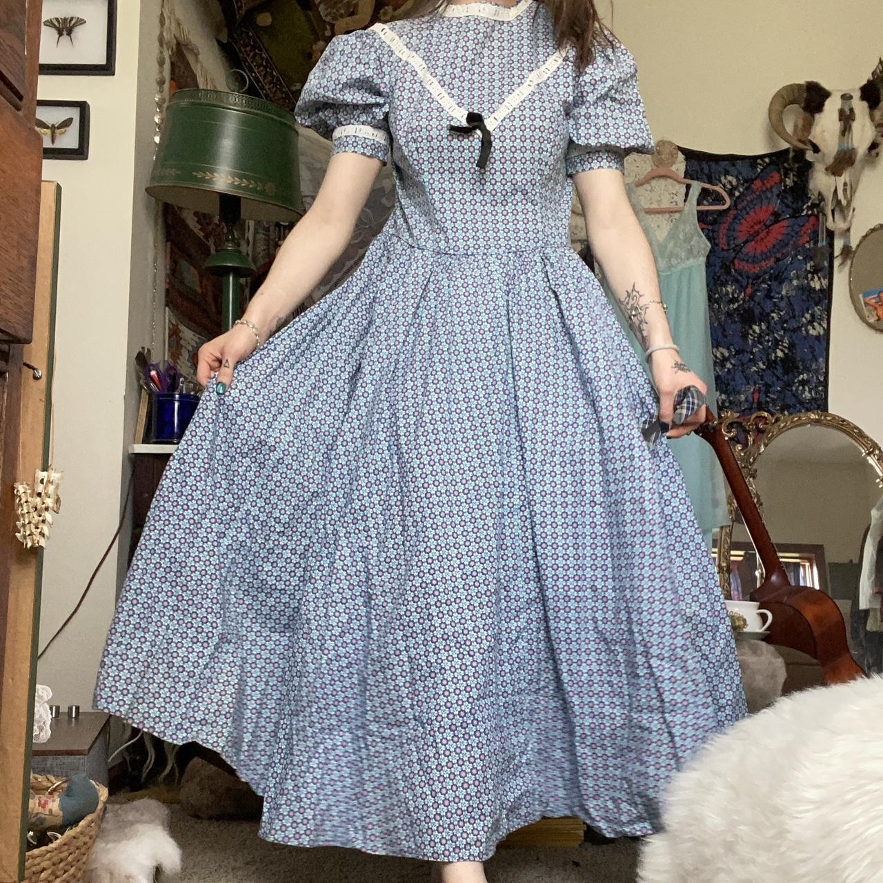 antique southern belle dress with bonnet size... | Depop