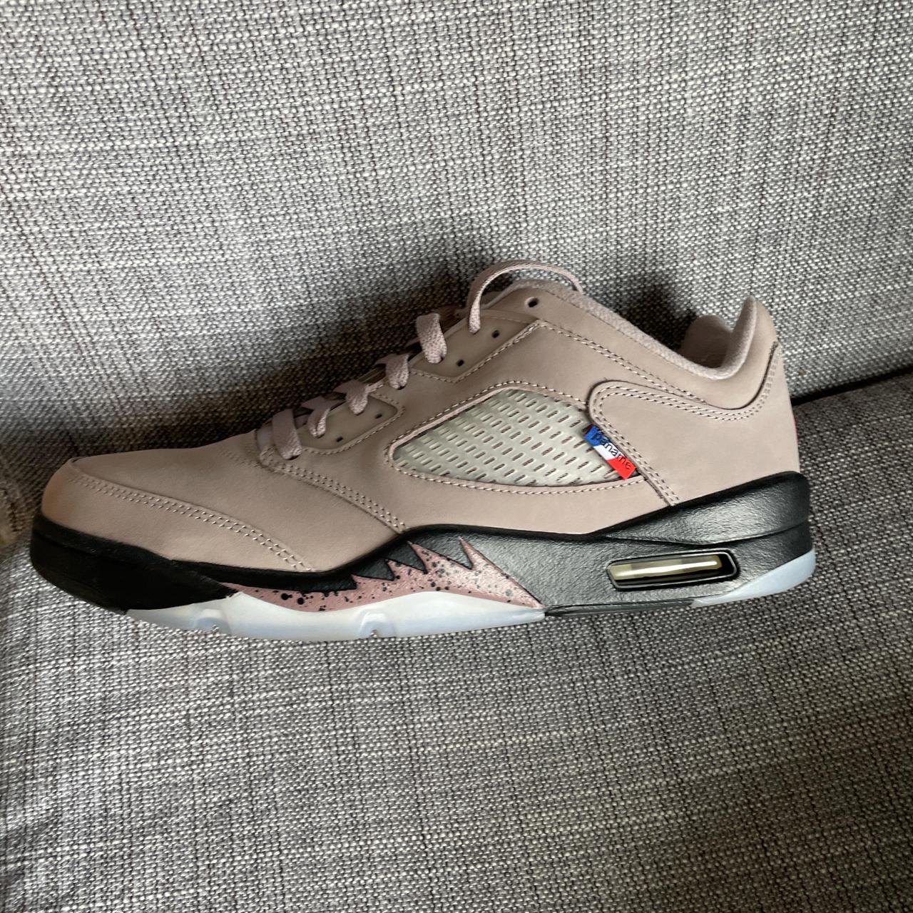 Jordan 5 Low “PSG” Worn once. Light crease on both... - Depop