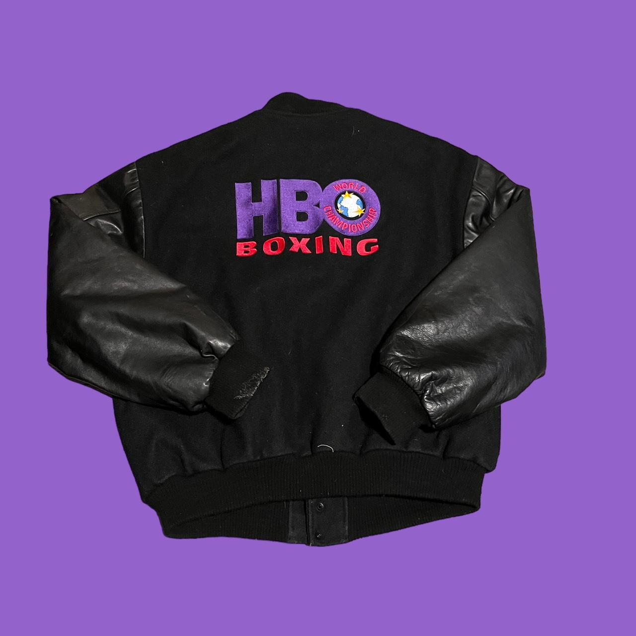 90’s Primetime Merch HBO Boxing Varsity... - Depop