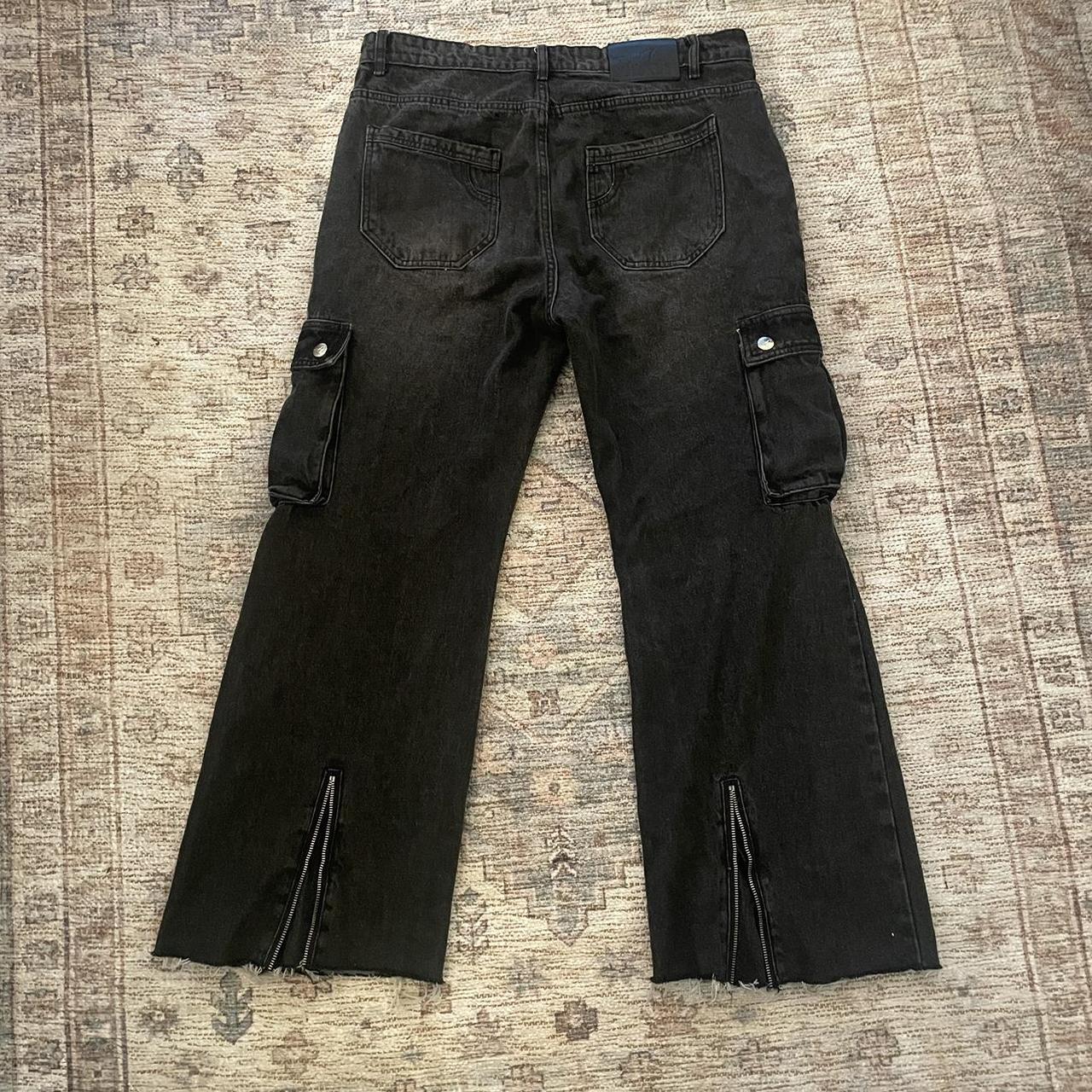 Rare Ditch flared cargo pants Not actually 36x36,... - Depop