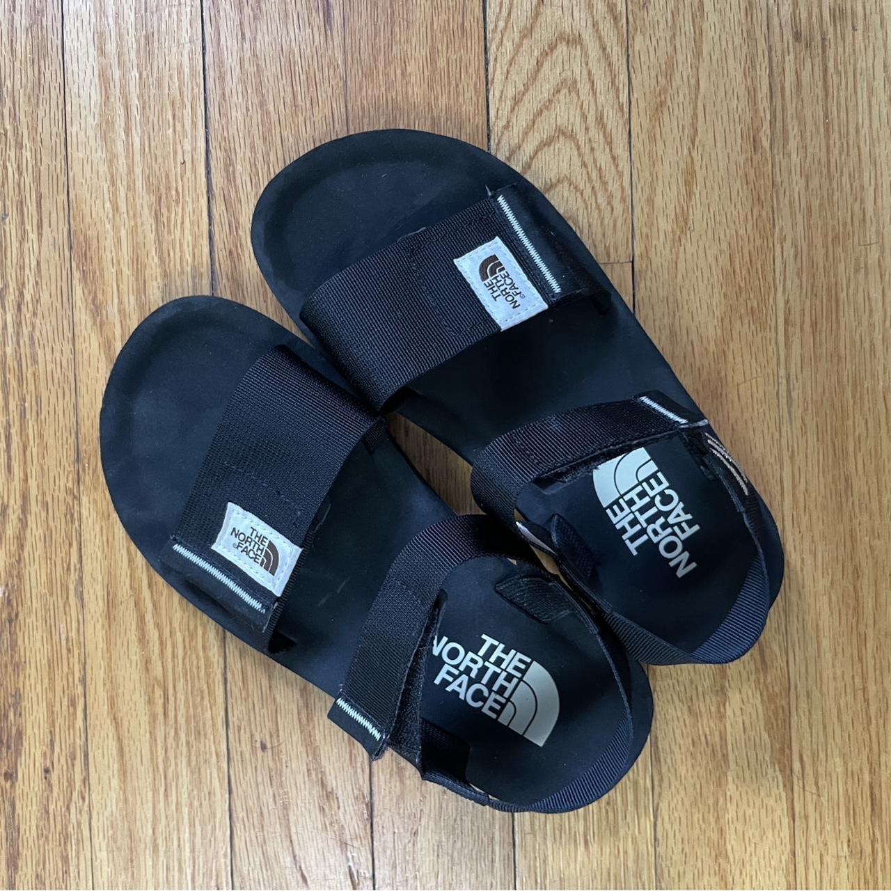 The North Face Women's Black Sandals | Depop