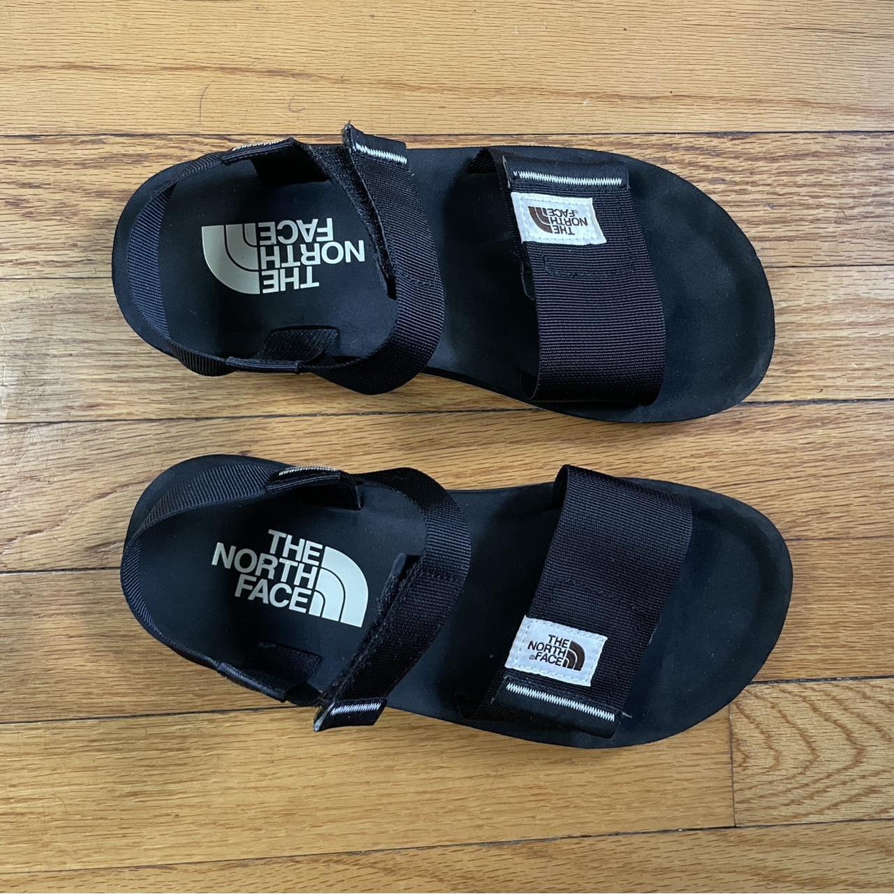 The North Face Women's Black Sandals | Depop