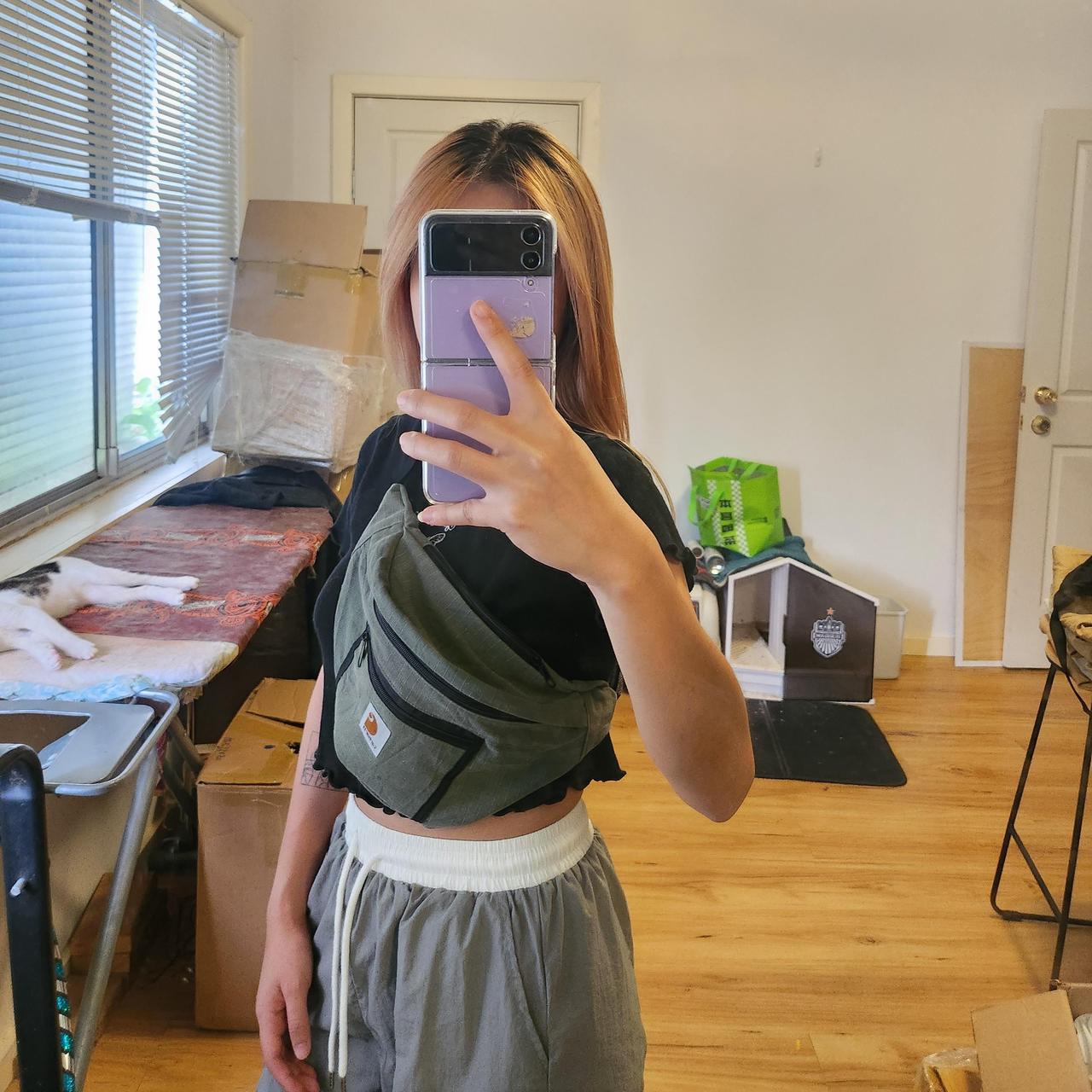 VINTAGE REWORKED CARHARTT BUMP BAG - All reworks... - Depop