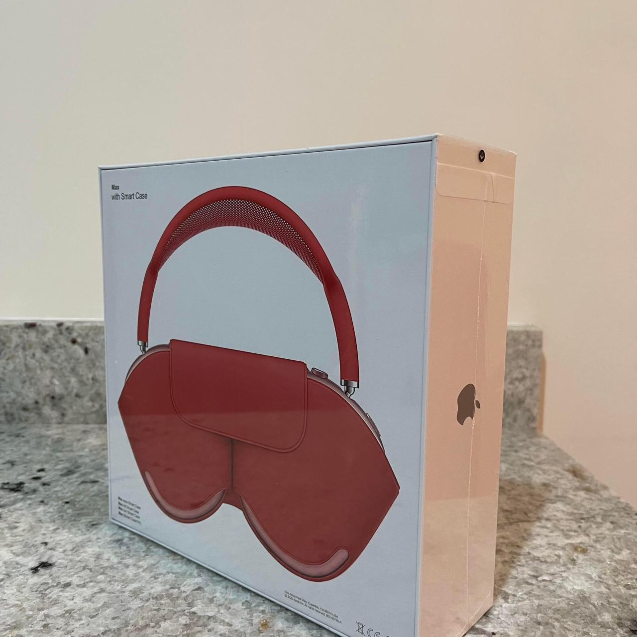 Red AirPod Max’s that I’m trying to get rid of - Depop