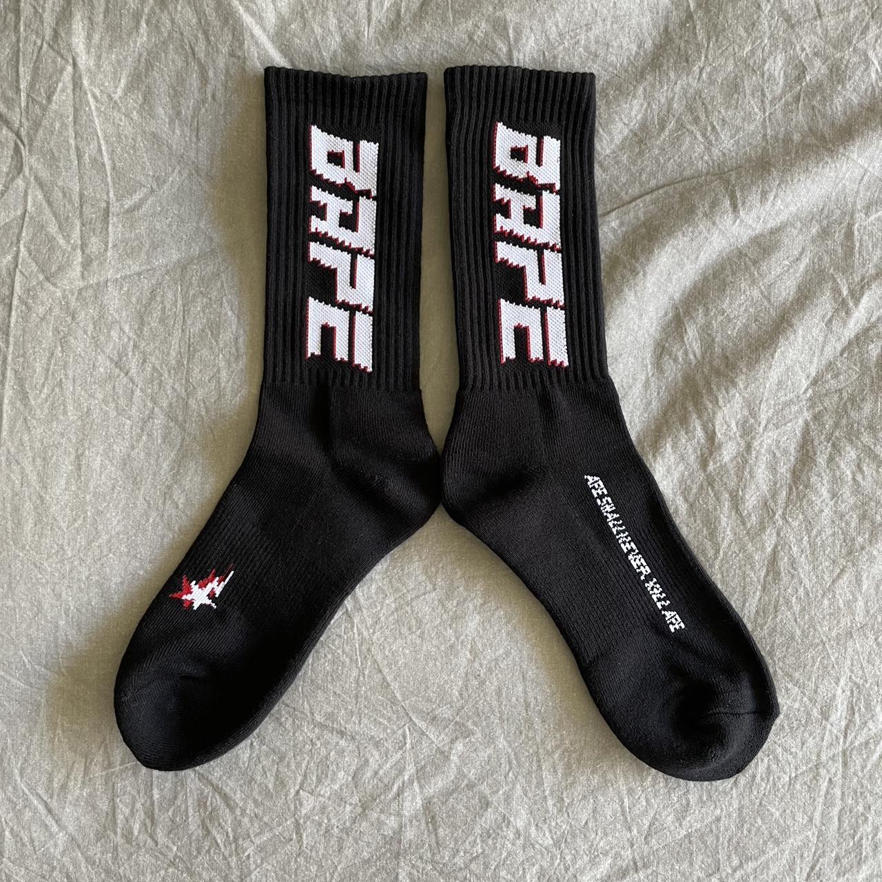 BAPE Double Bape Sta Socks FW18 Perfect condition - Depop