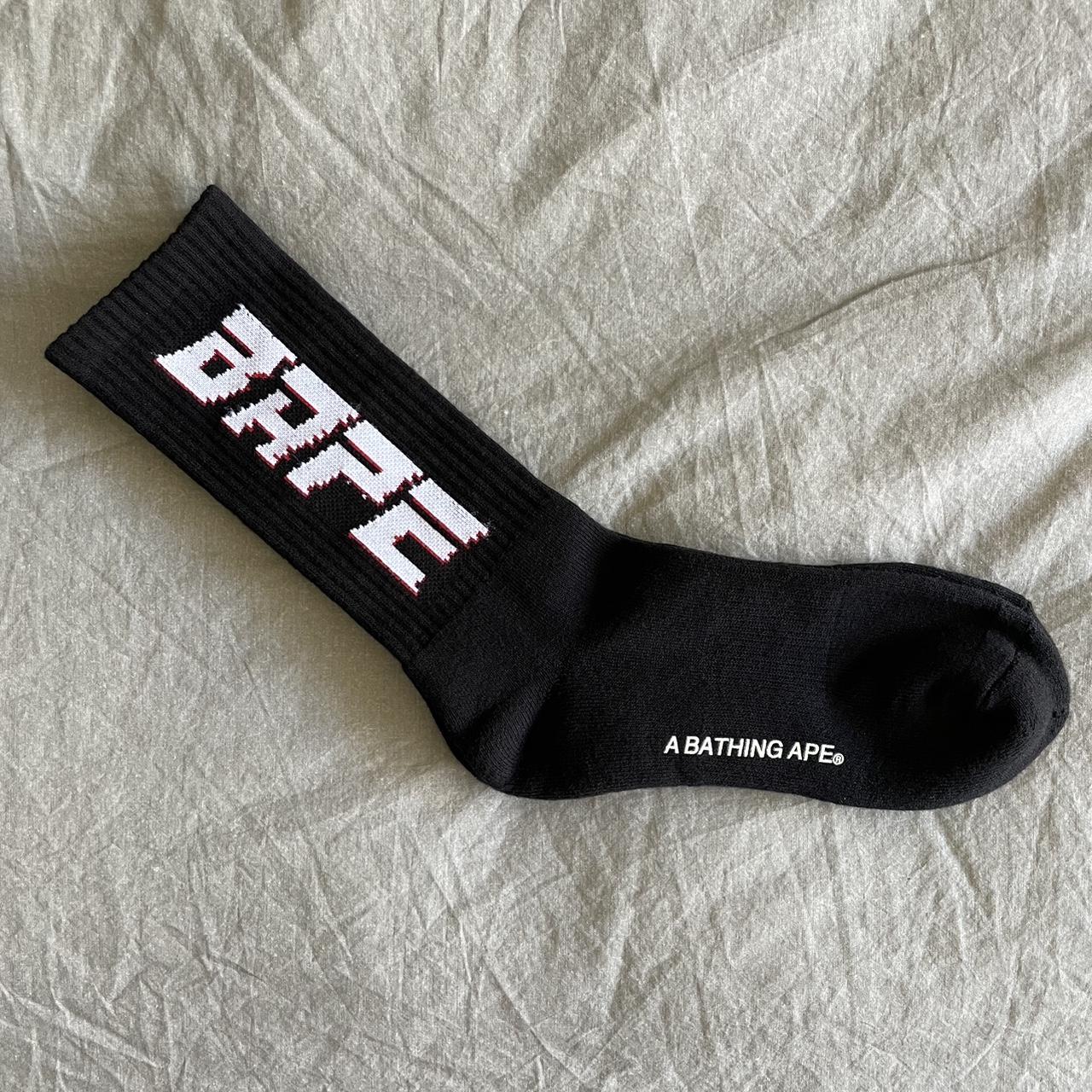 BAPE Double Bape Sta Socks FW18 Perfect condition - Depop
