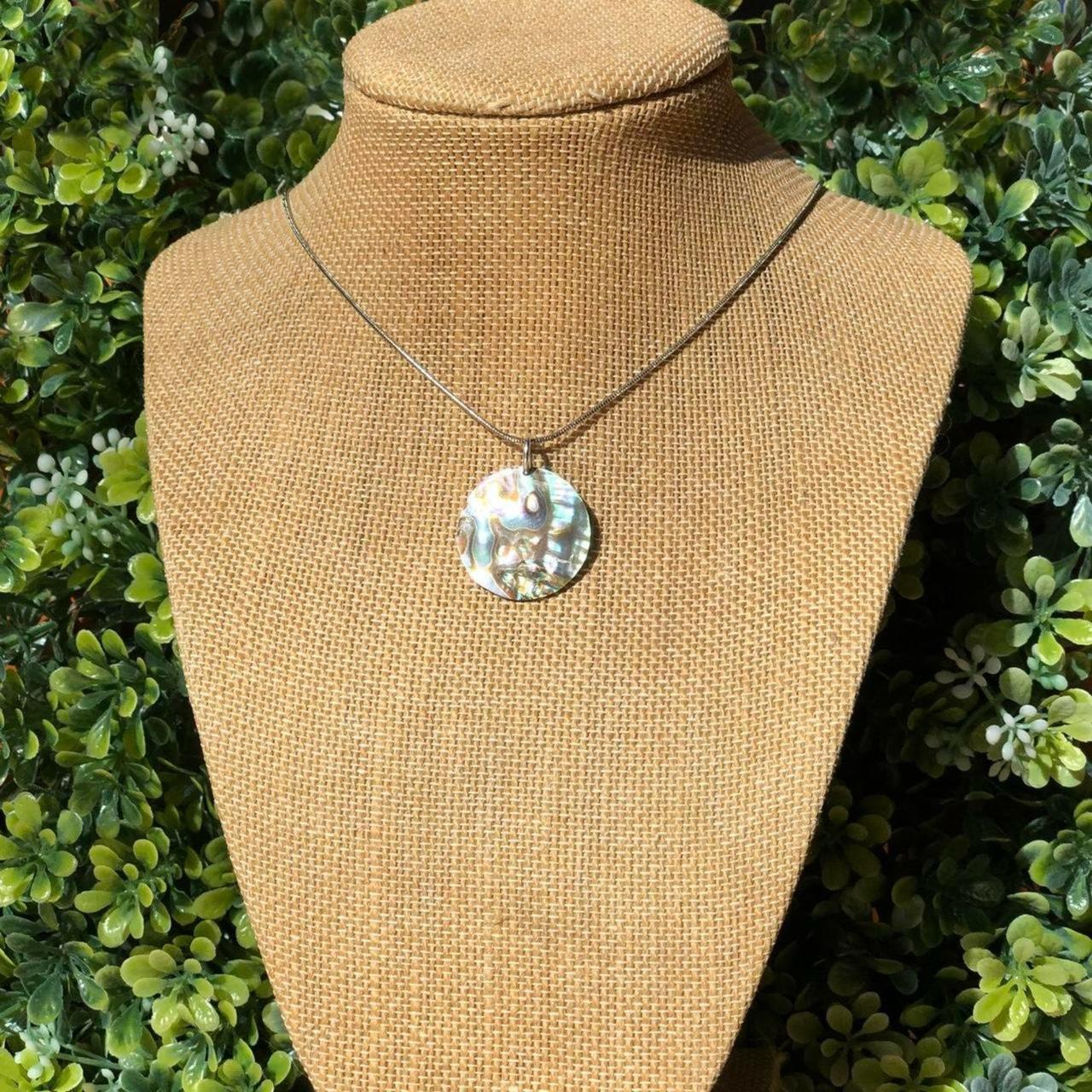 Abalone Shell Necklace 🐚 Beautiful genuine abalone... - Depop