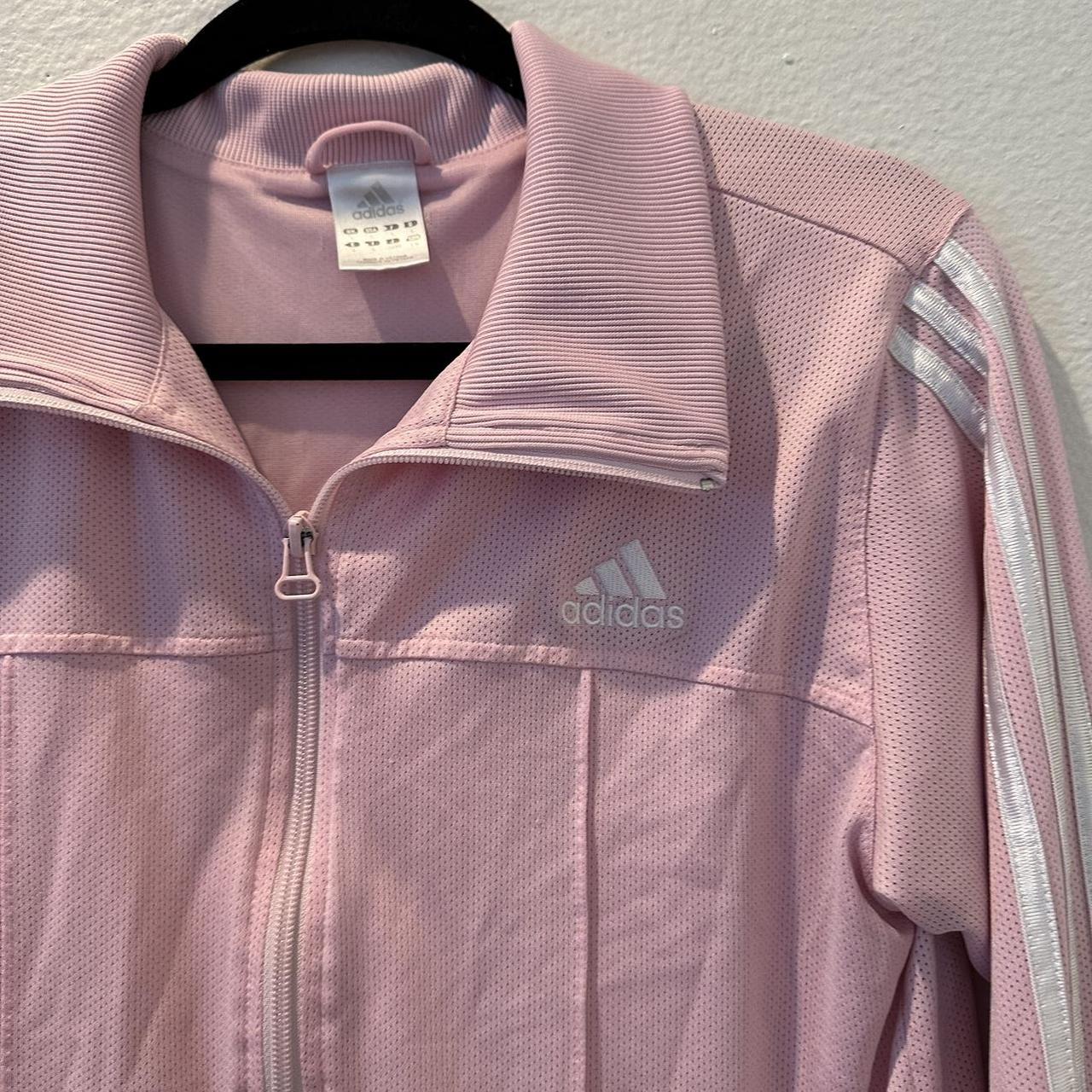 Pink Adidas Track Jacket 🎀 - Depop
