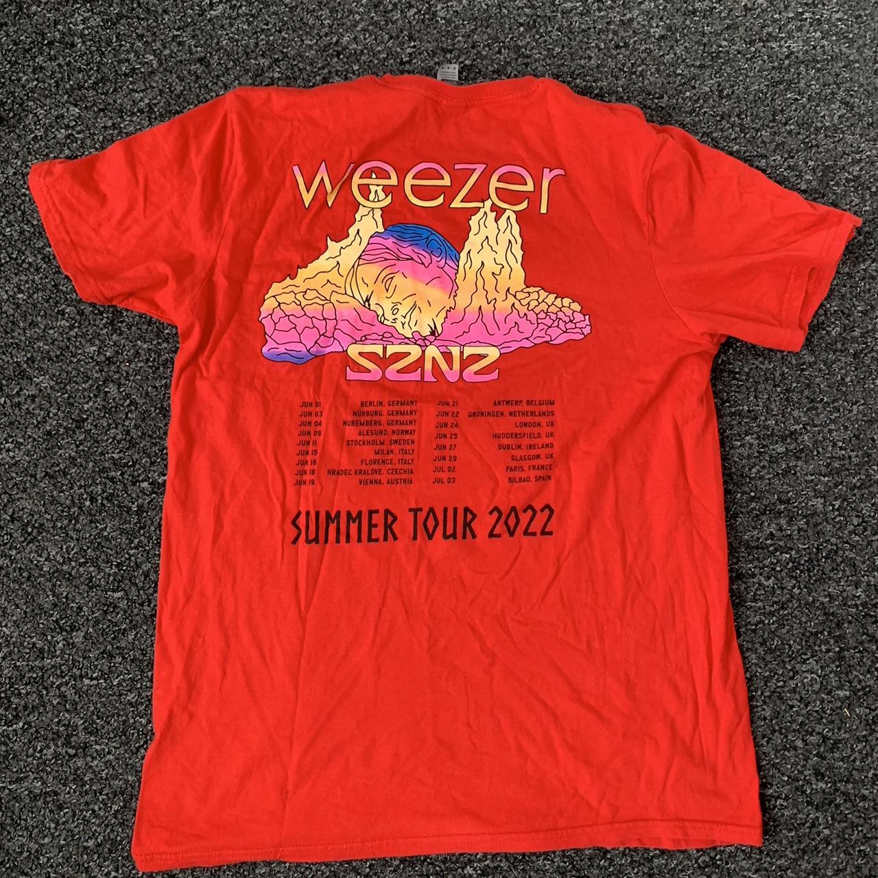 official weezer tour t shirt got this on their tour... - Depop