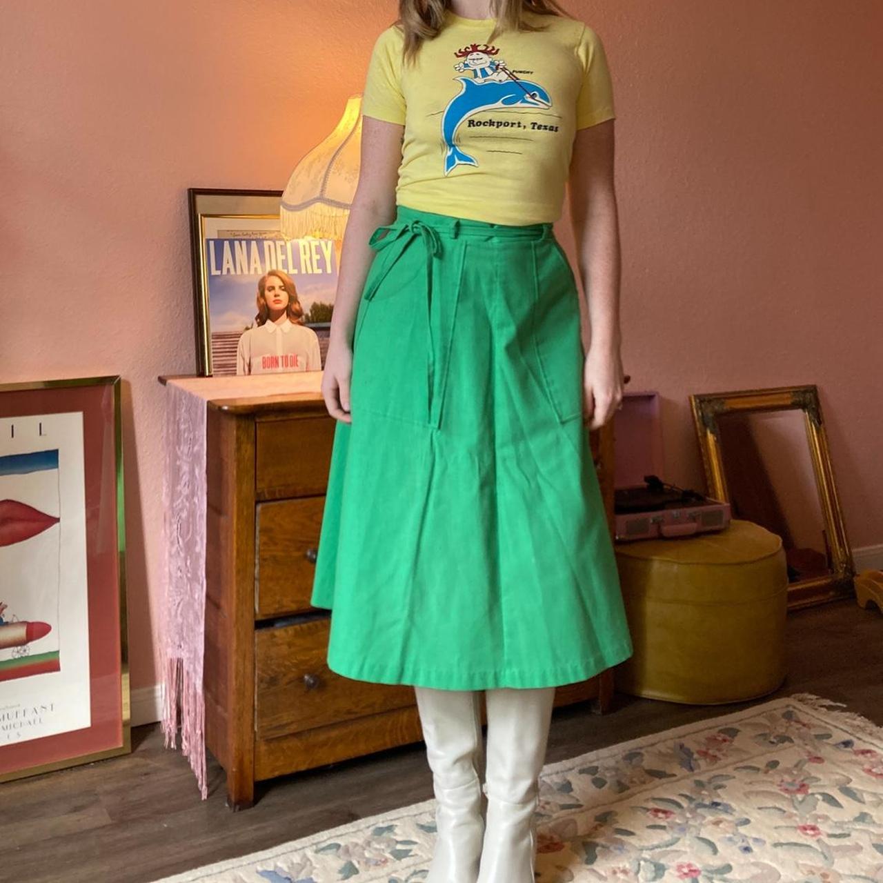 Vintage 70s wrap skirt This gorgeous vintage 70s... - Depop