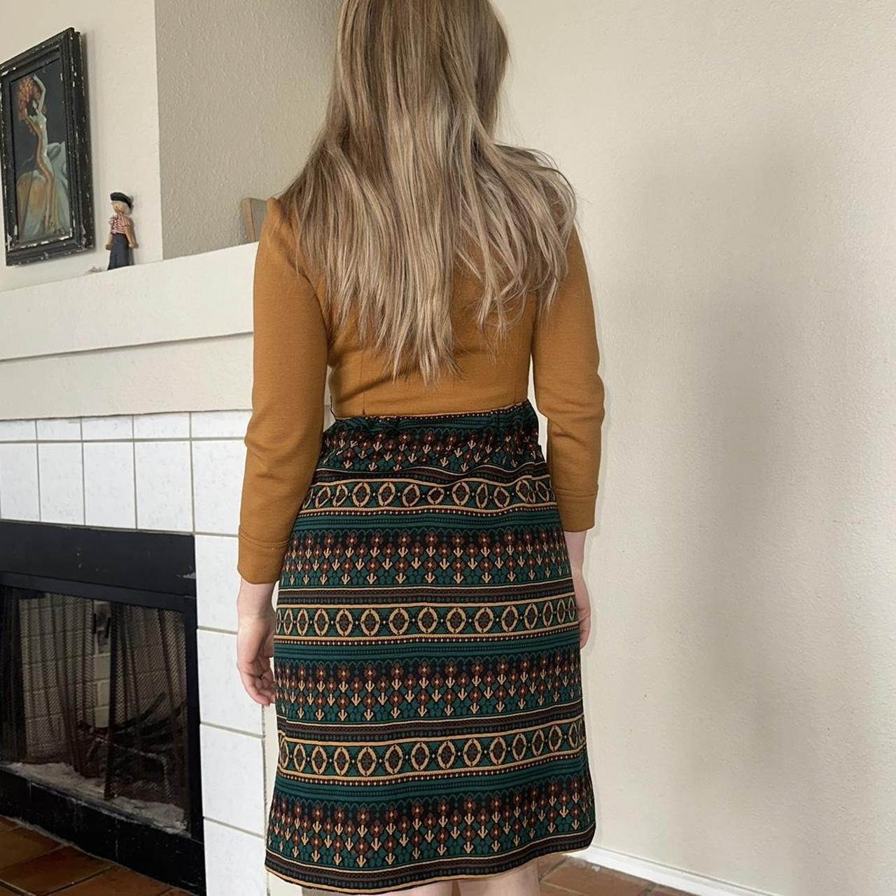 Vintage 70s mod dress Vintage 60s 70s zip up... | Depop