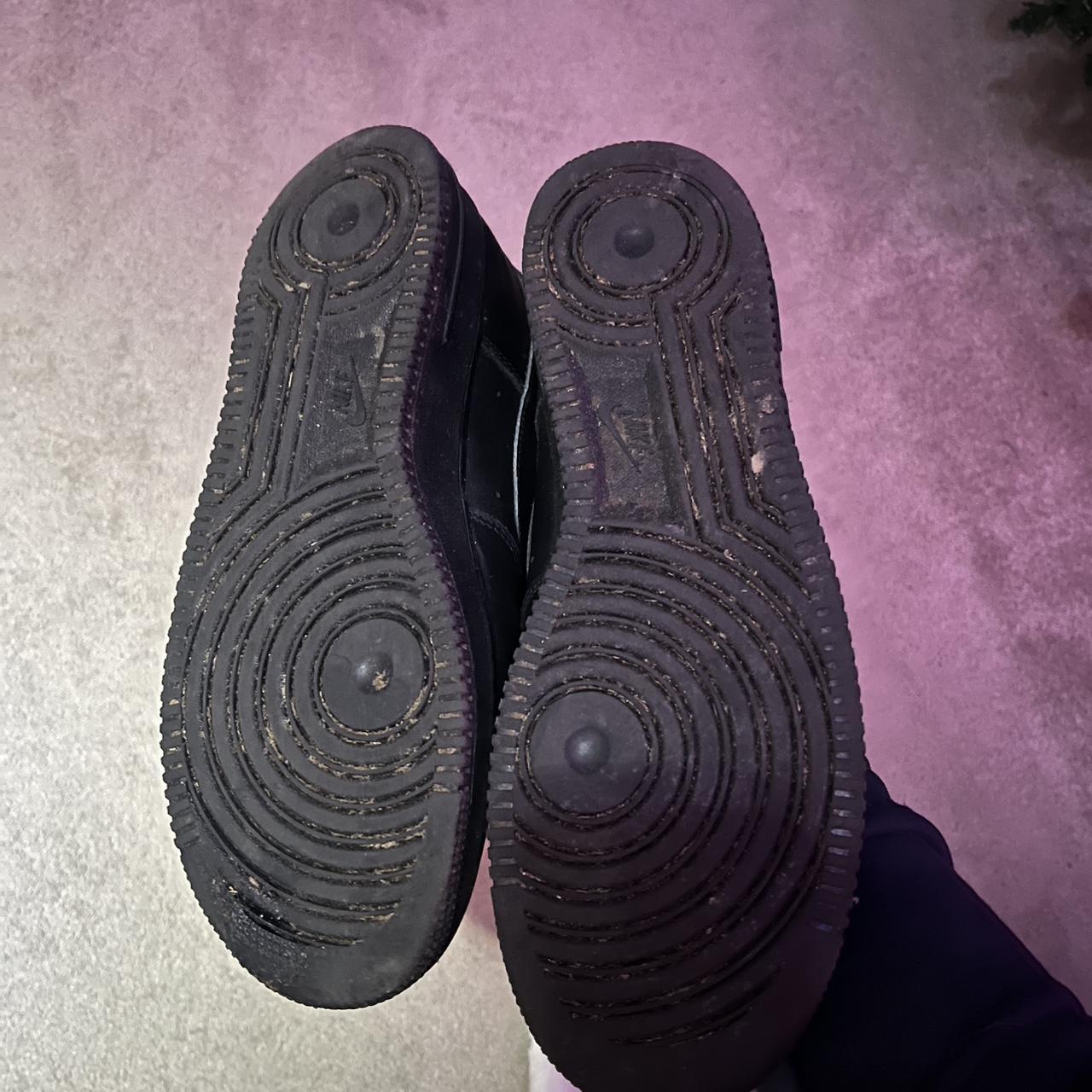 Black air force 1 Creased but in good condition - Depop