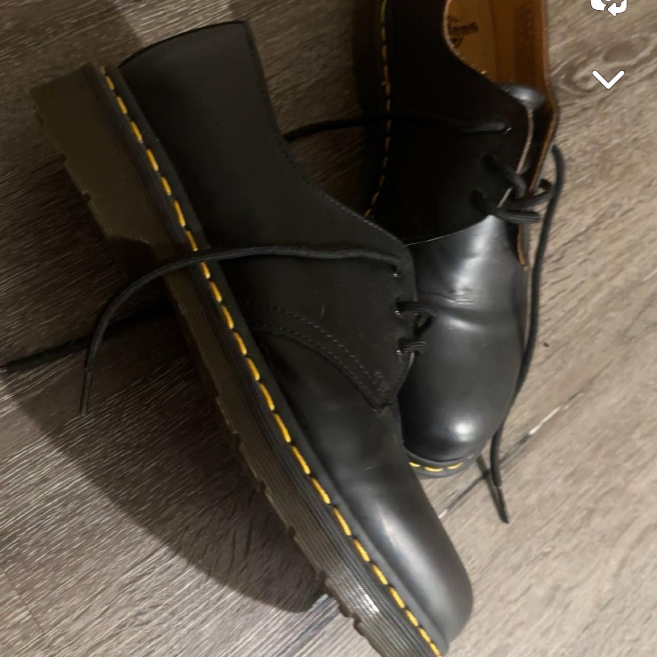 Doc Martin Low boots Great condition but to small... - Depop