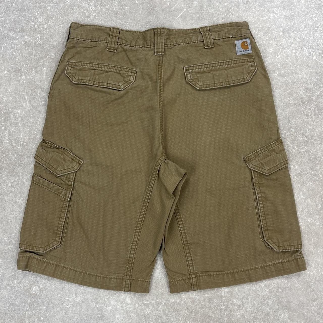 Carhartt cargo shorts Tan cargo shorts Multi pocket... - Depop