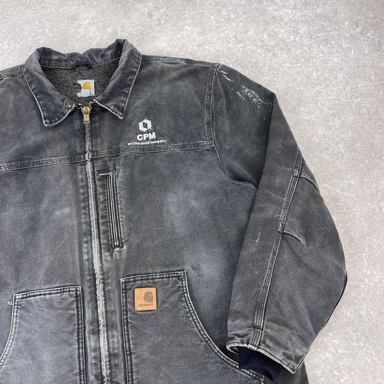 Carhartt jacket Faded black Carhartt Ridge... - Depop