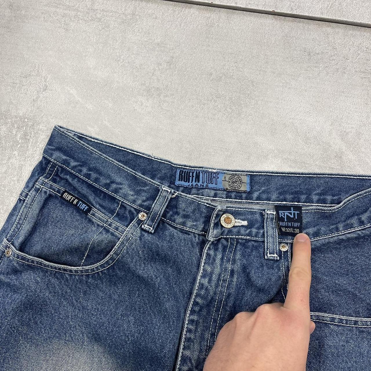 Baggy RUFF N TUFF jeans W32 Heavy denim skate pants... - Depop