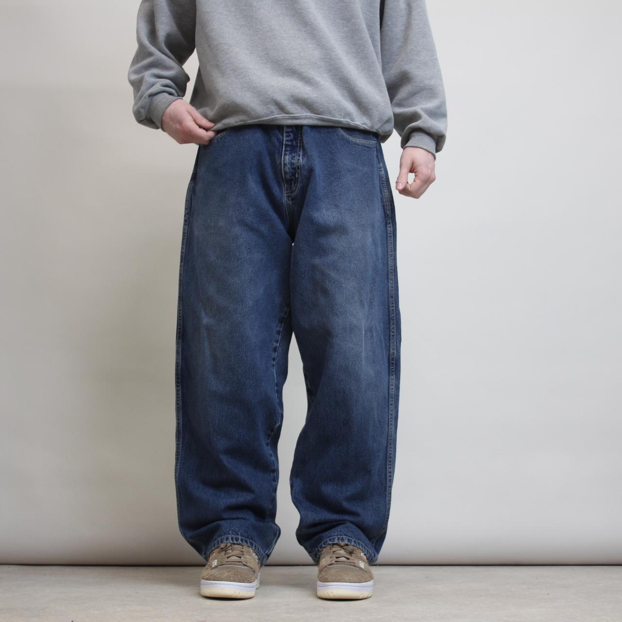 Mens Man Alive jeans W34 L30 Blue wide leg baggy... | Depop