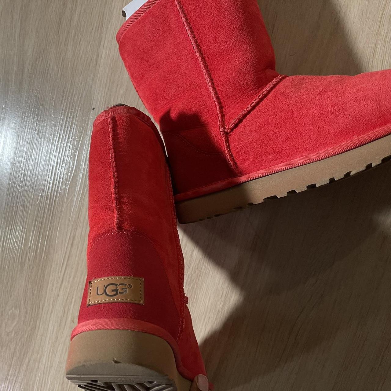 UGG Classic Short II - Ribbon Red UGG Classic... - Depop