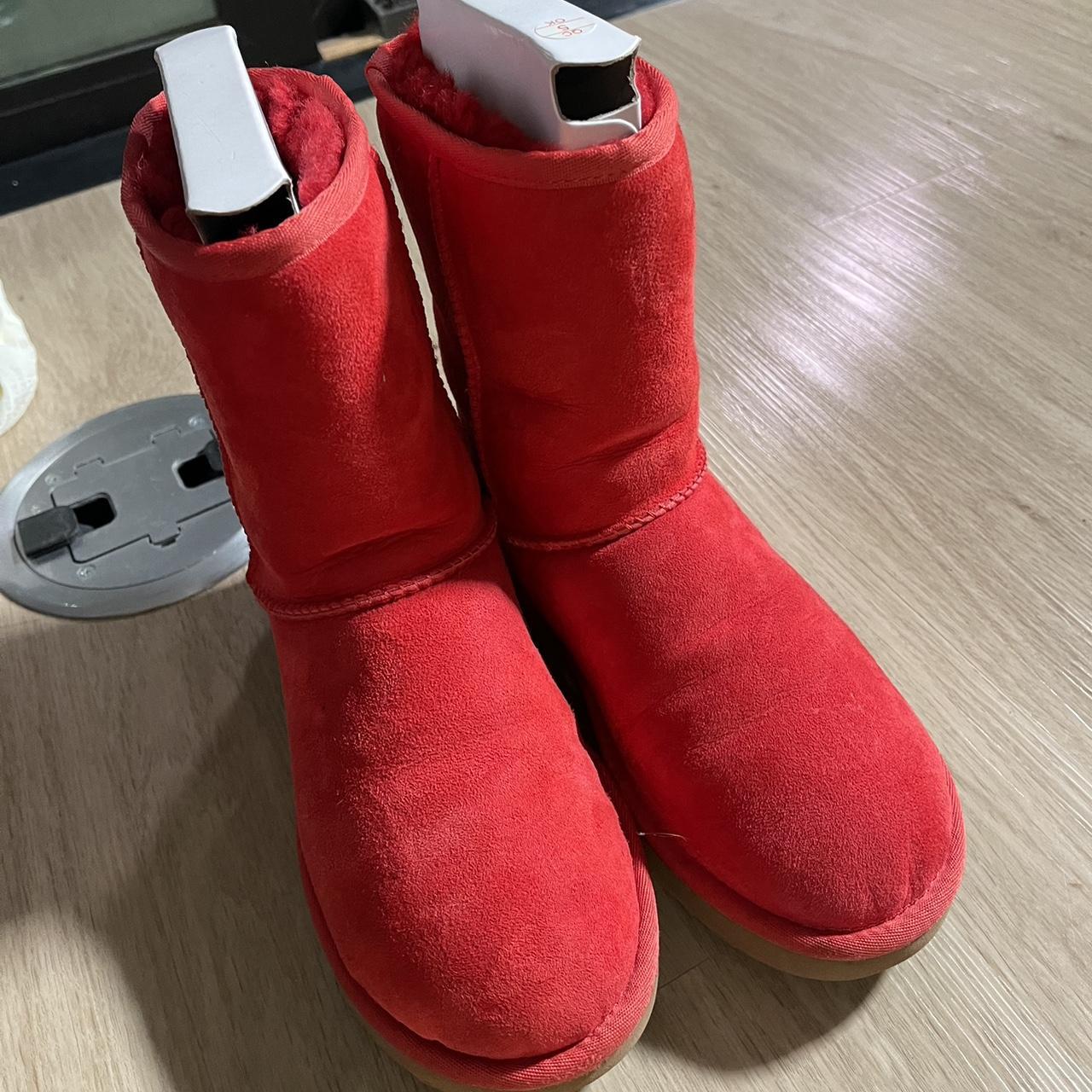 UGG Classic Short II - Ribbon Red UGG Classic... - Depop