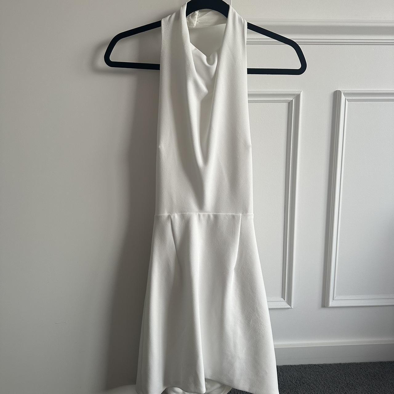Old Sport white mini dress, worn once. Minor peeling... - Depop