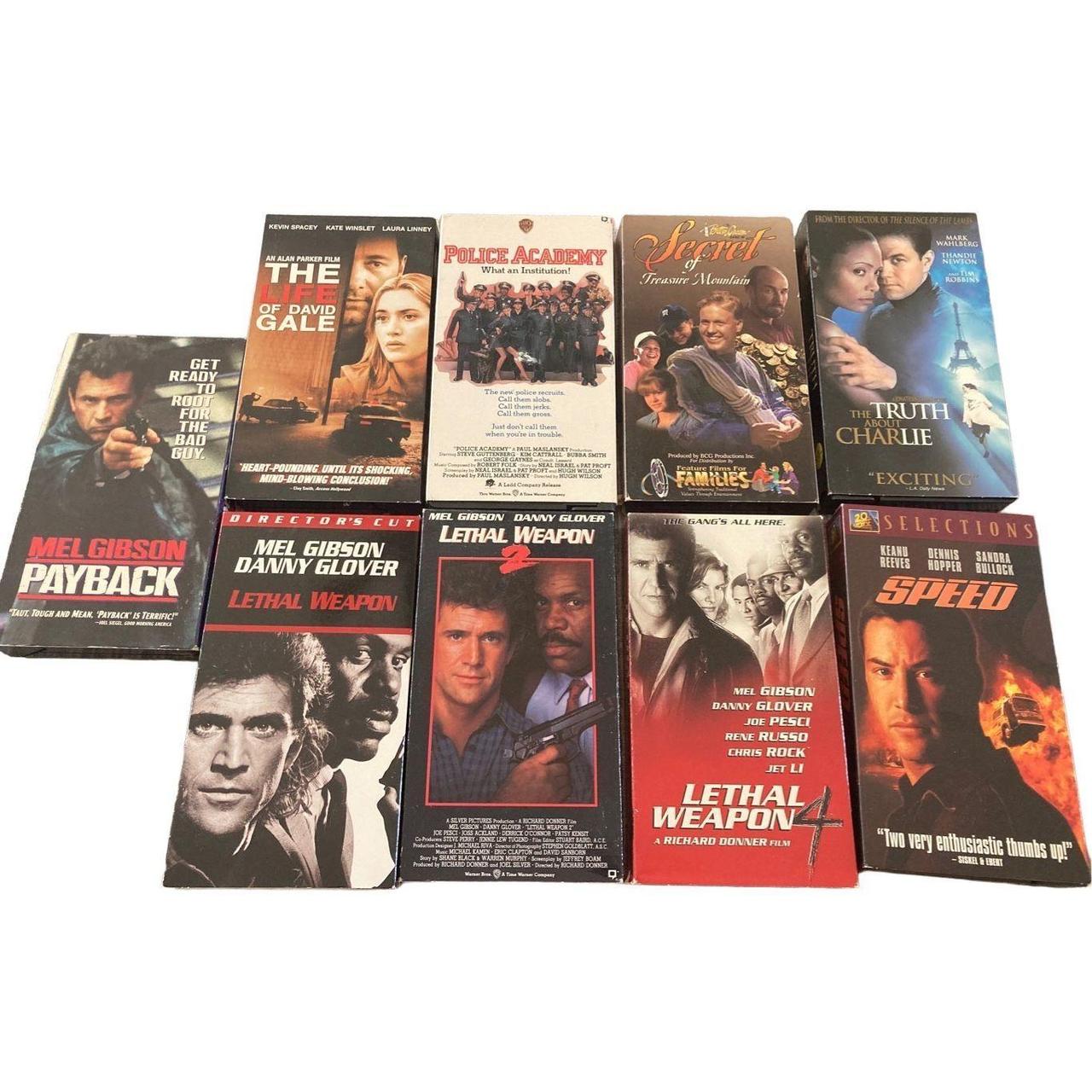 Lot of 9 VHS Movies Action/ Drama/ Comedy Payback... - Depop