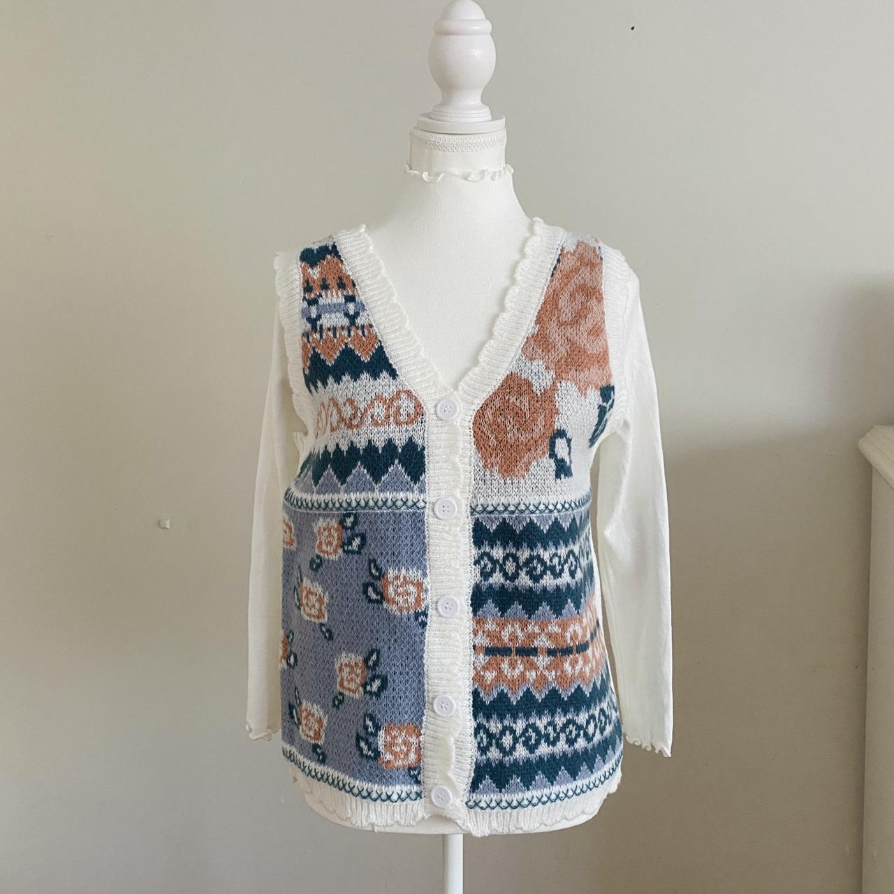 - Lovely knitted vest. - Length:59. Waist:95 ️ There... - Depop