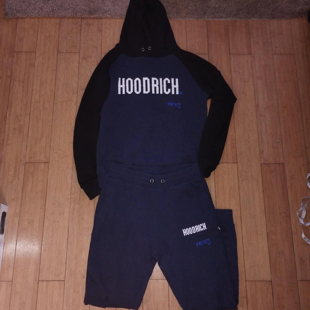 Hoodrich tracksuit men's small, navy/black. Small... | Depop