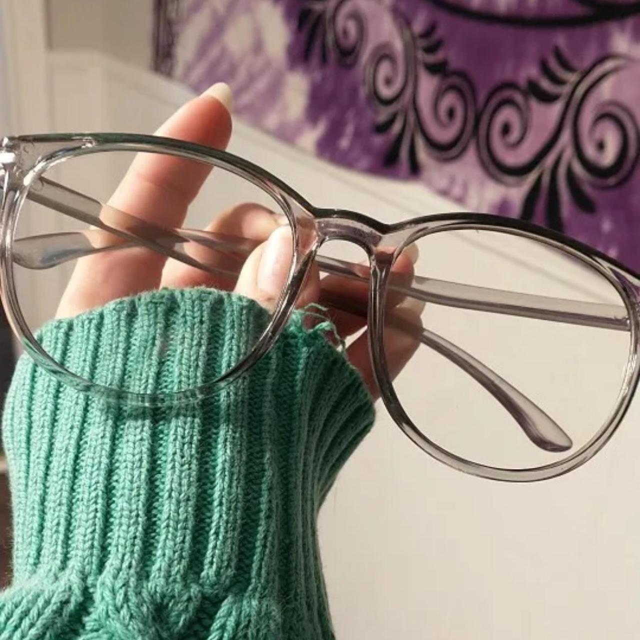 Cute transparent stylish glasses Perfect for casual... - Depop