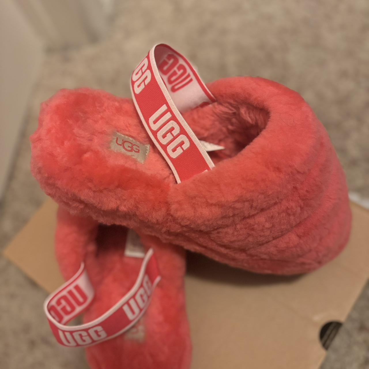 Bright pink uggs worn once,great condition,real... | Depop