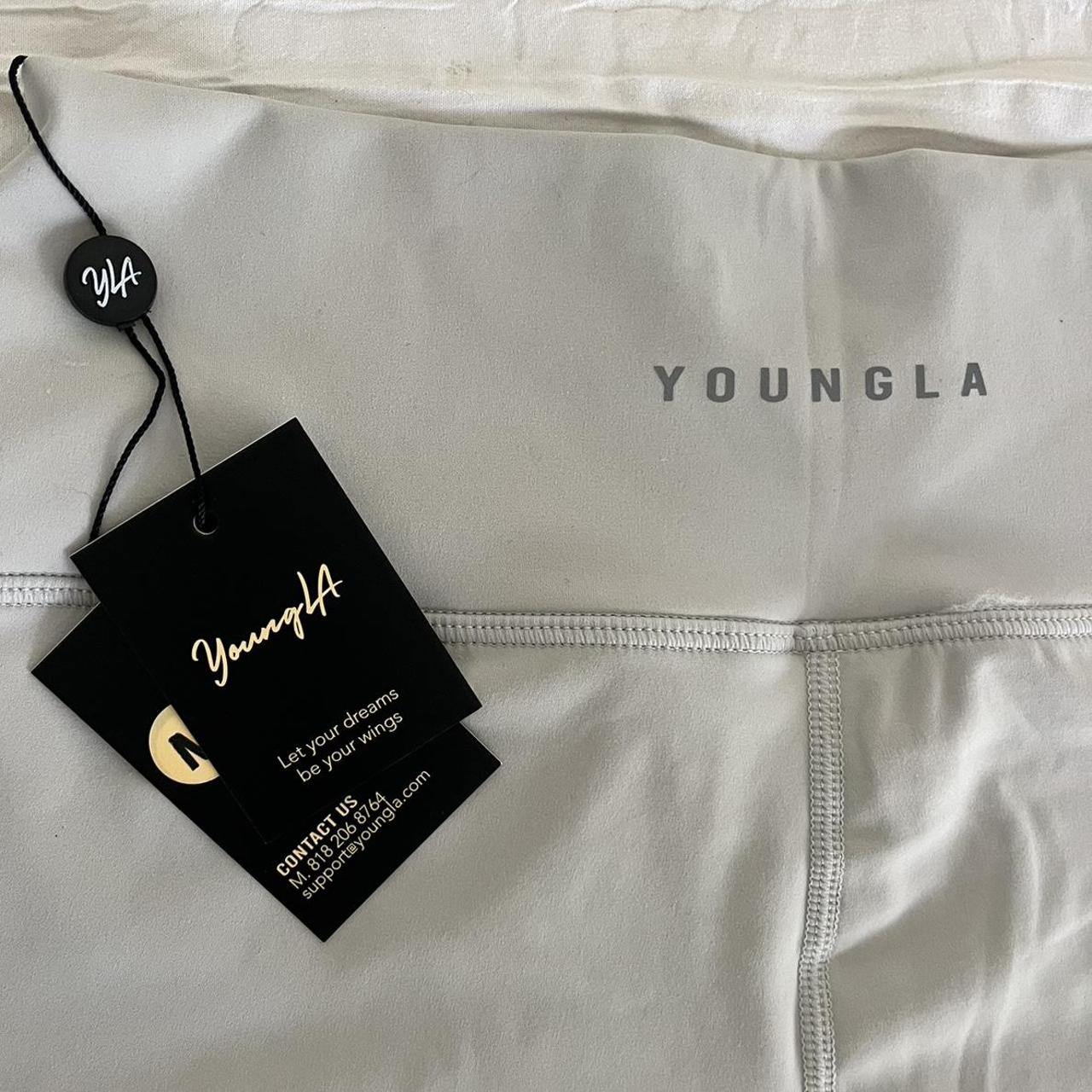 YoungLA W109 LEVEL UP BIKER SHORT 7"... - Depop