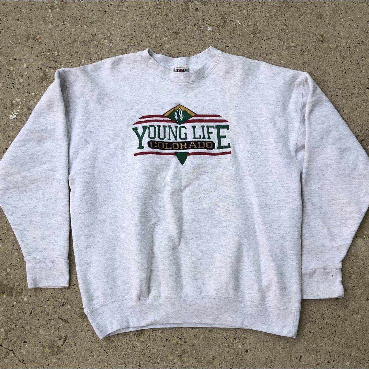 Vintage Young Life Colorado Sweatshirt Nature... - Depop