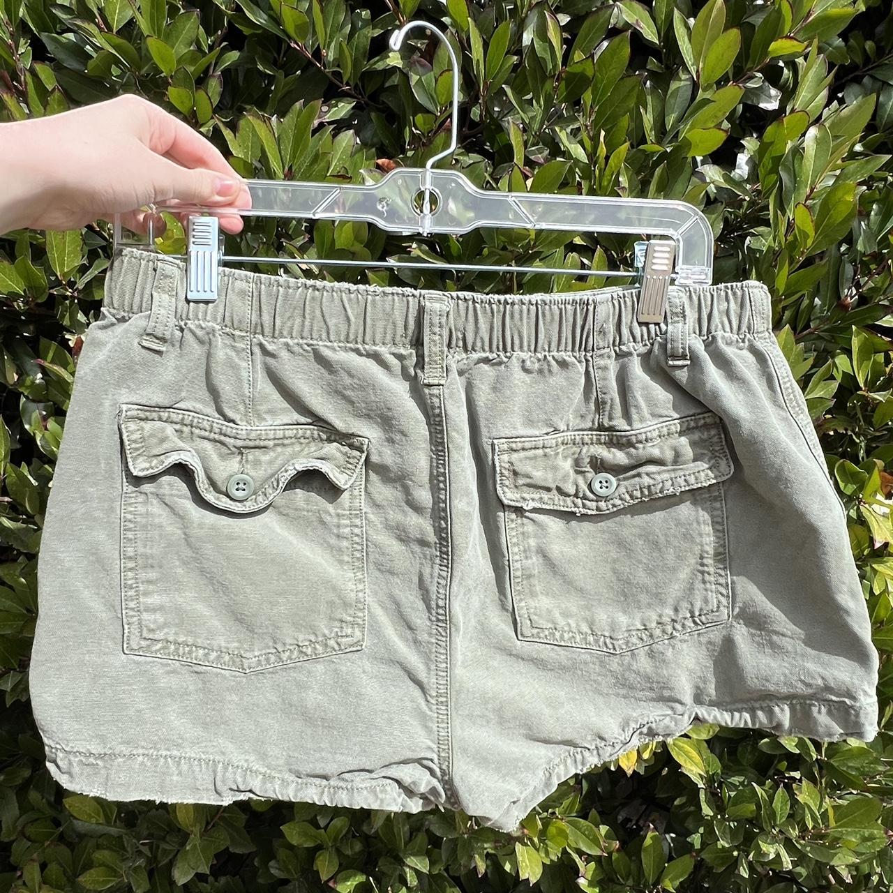 Army Green Aerie Mini Cargo shorts Size M “Find... | Depop